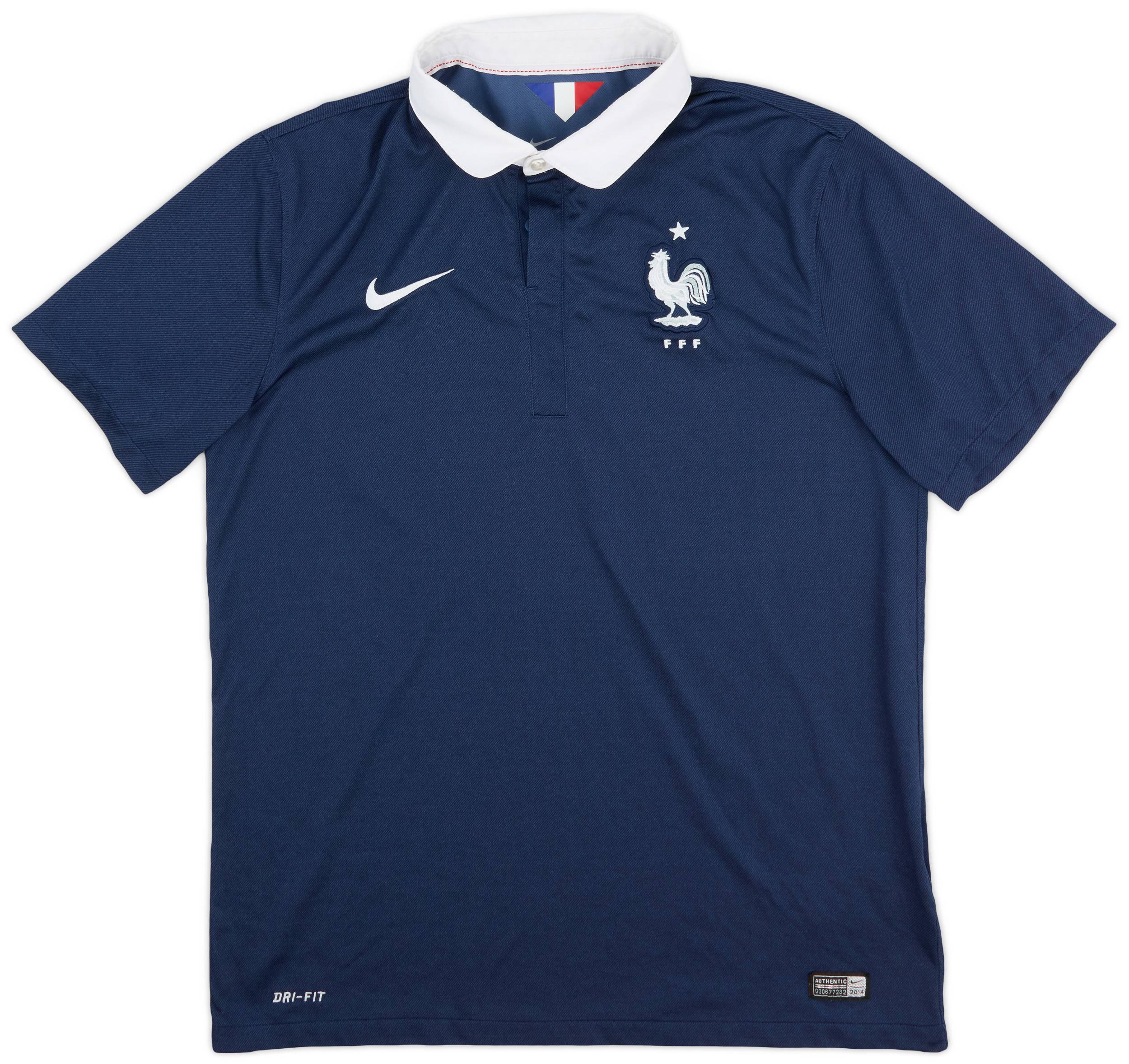 2014-15 France Home Shirt - 9/10 - (L)