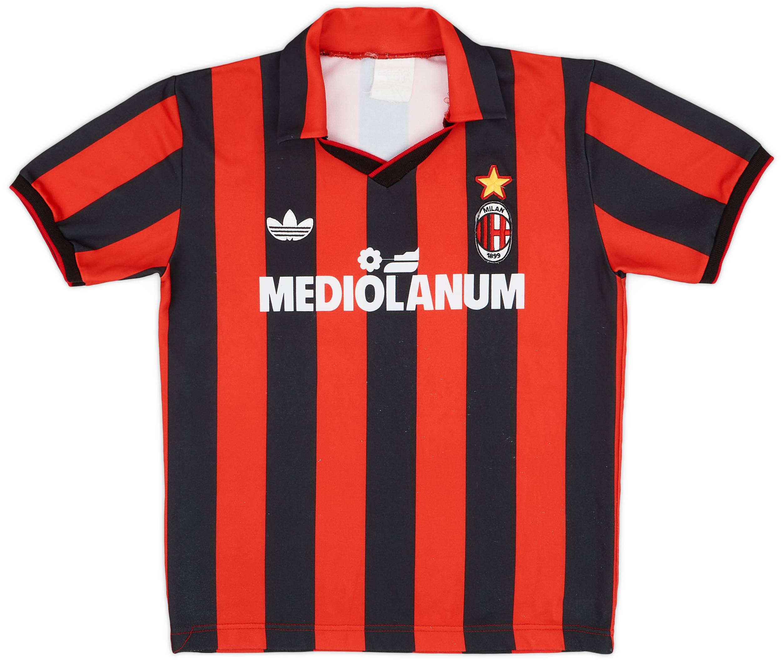 1990-91 AC Milan Home Shirt #9 - 8/10 - (S)
