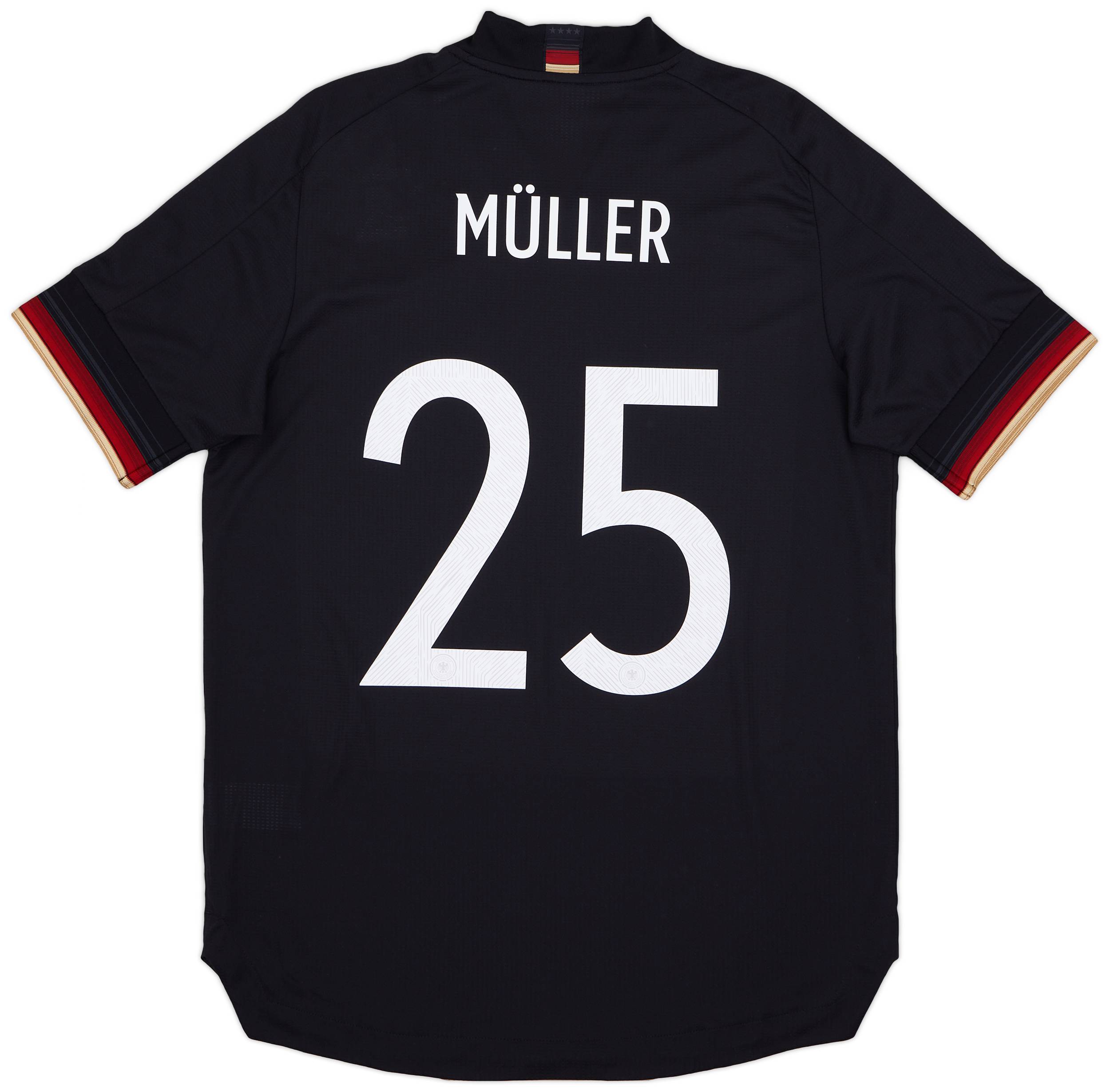 2020-21 Germany Authentic Away Shirt Muller #25 - 9/10 - (L)