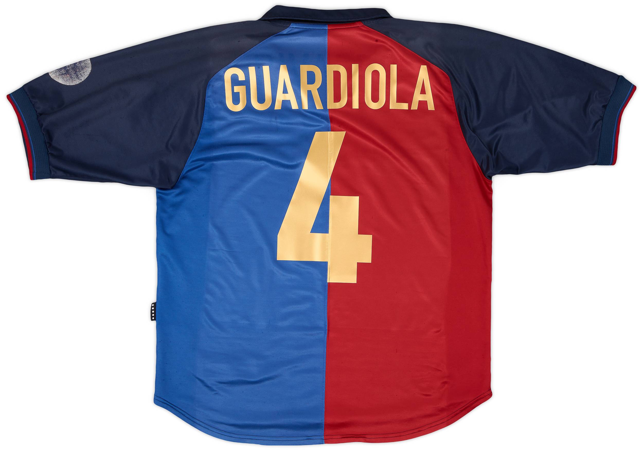 1999-00 Barcelona Centenary Home Shirt Guardiola #4 - 5/10 - (M)