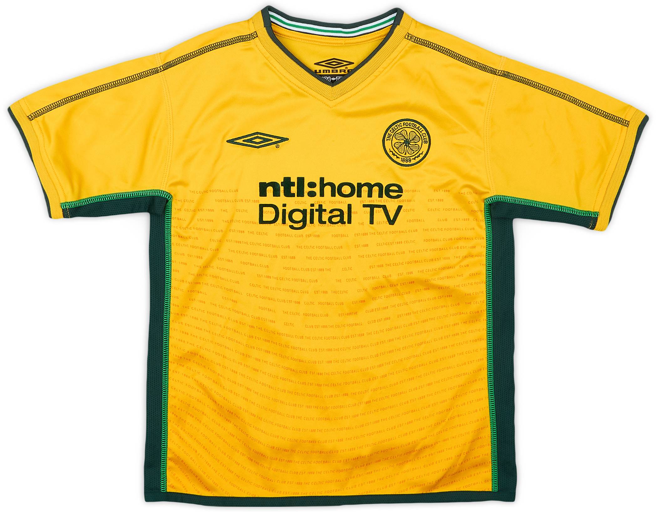 2002-03 Celtic Away Shirt - 8/10 - (6-7 Years)