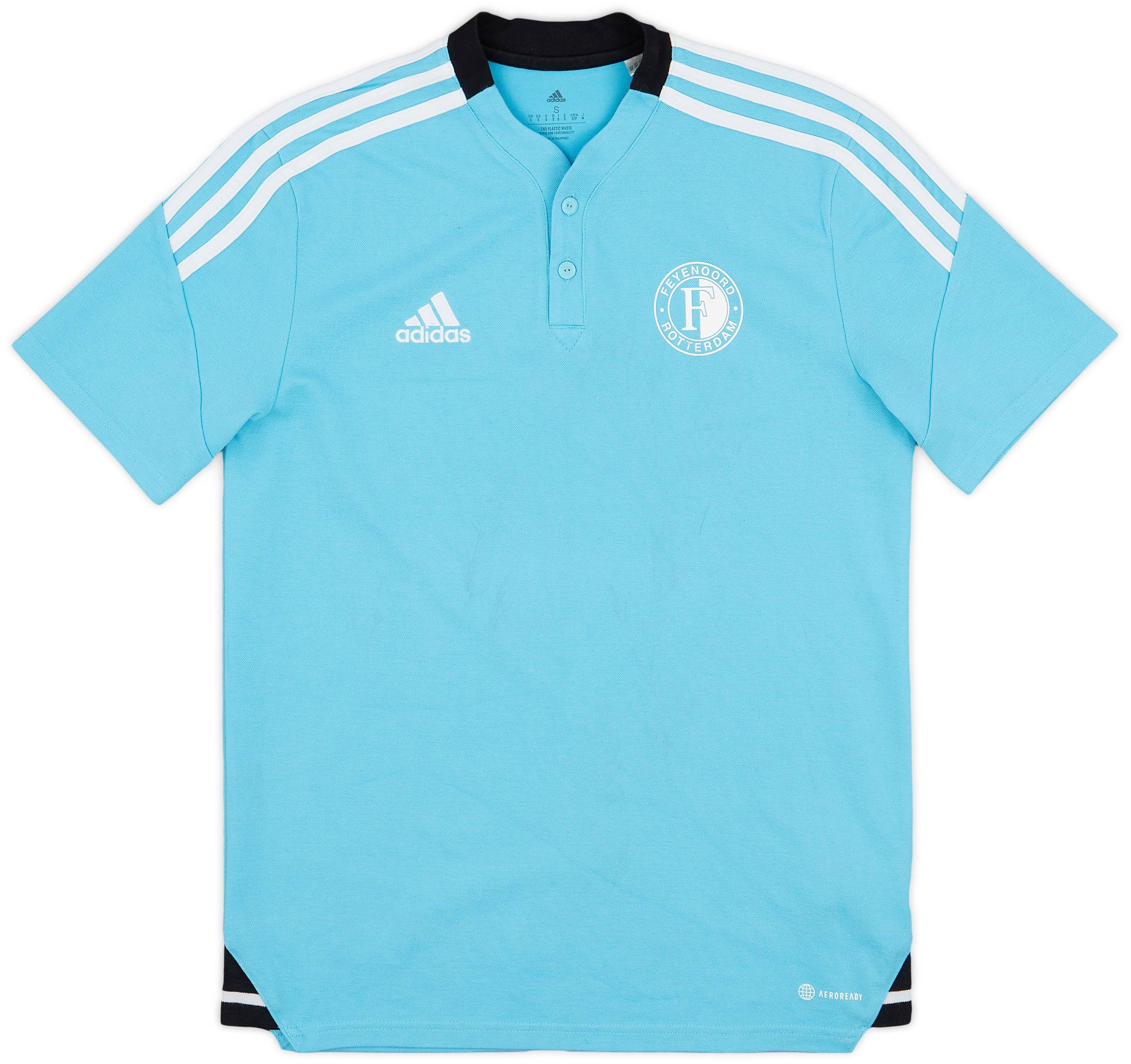 2022-23 Feyenoord adidas Polo Shirt - 6/10 - (S)