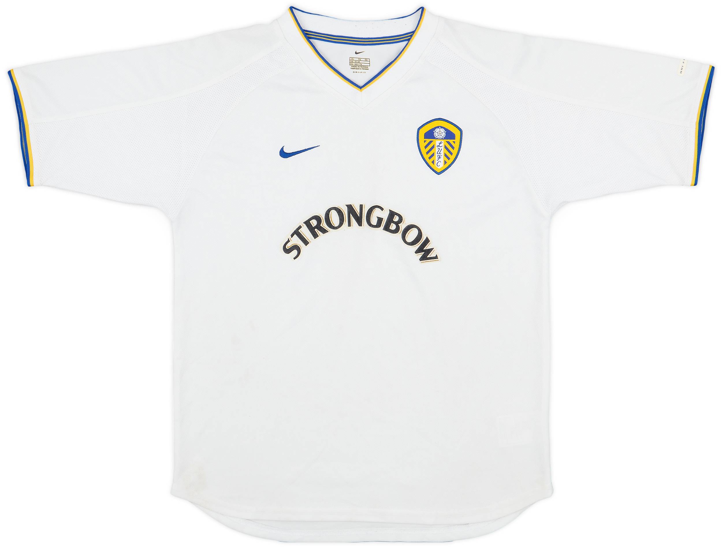 2000-02 Leeds United Home Shirt - 7/10 - (XL.Boys)