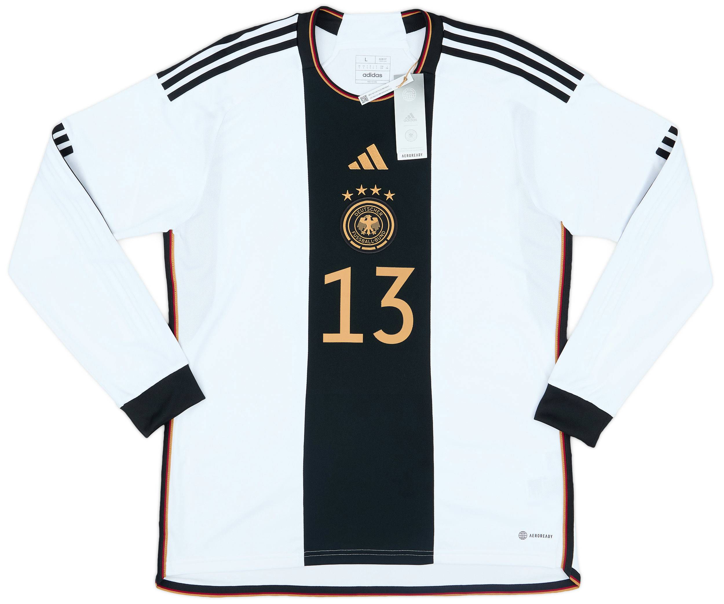 2022-23 Germany Home L/S Shirt Muller #13