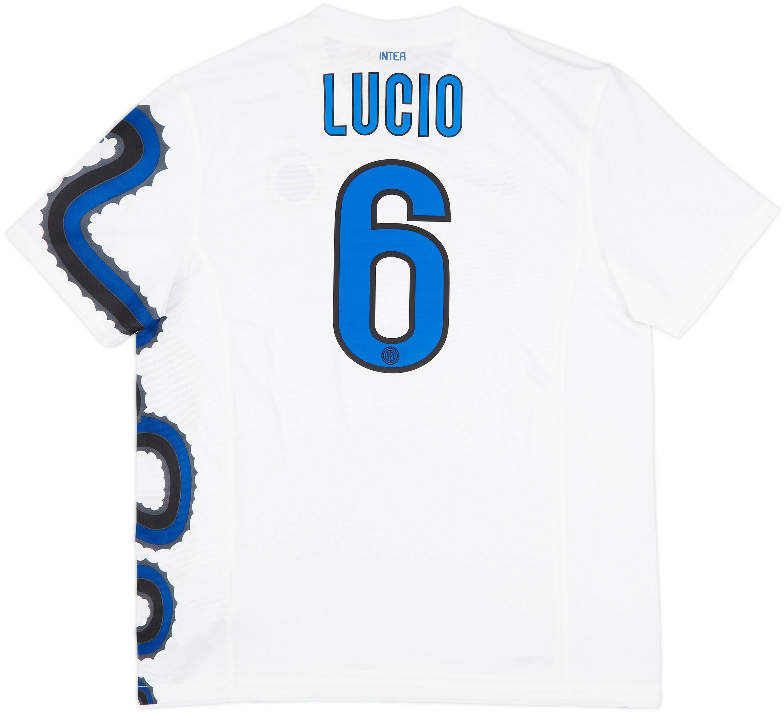 2010-11 Inter Milan Away Shirt Lucio #6 (XL)