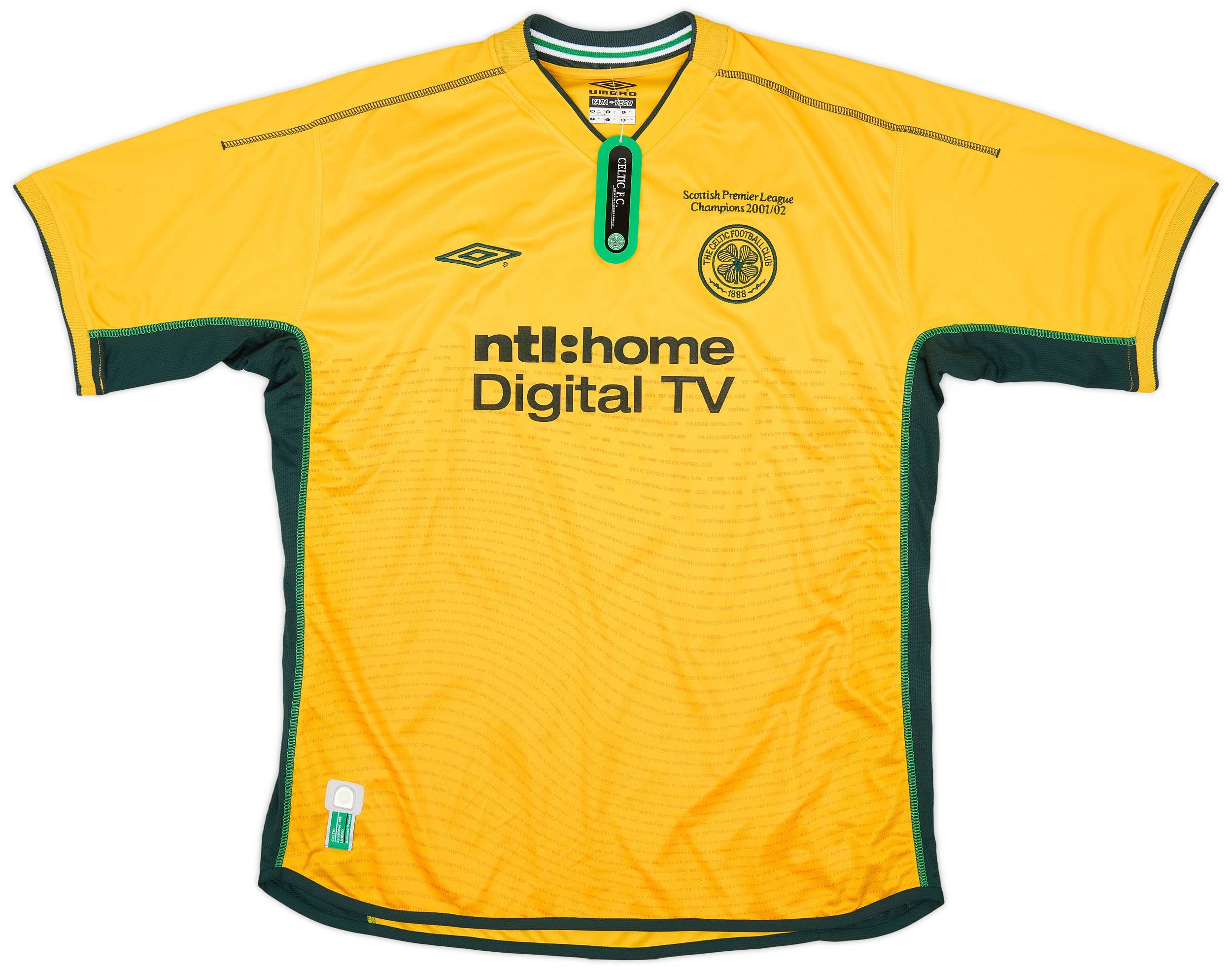 2002-03 Celtic Away Shirt Larsson #7 (XL)