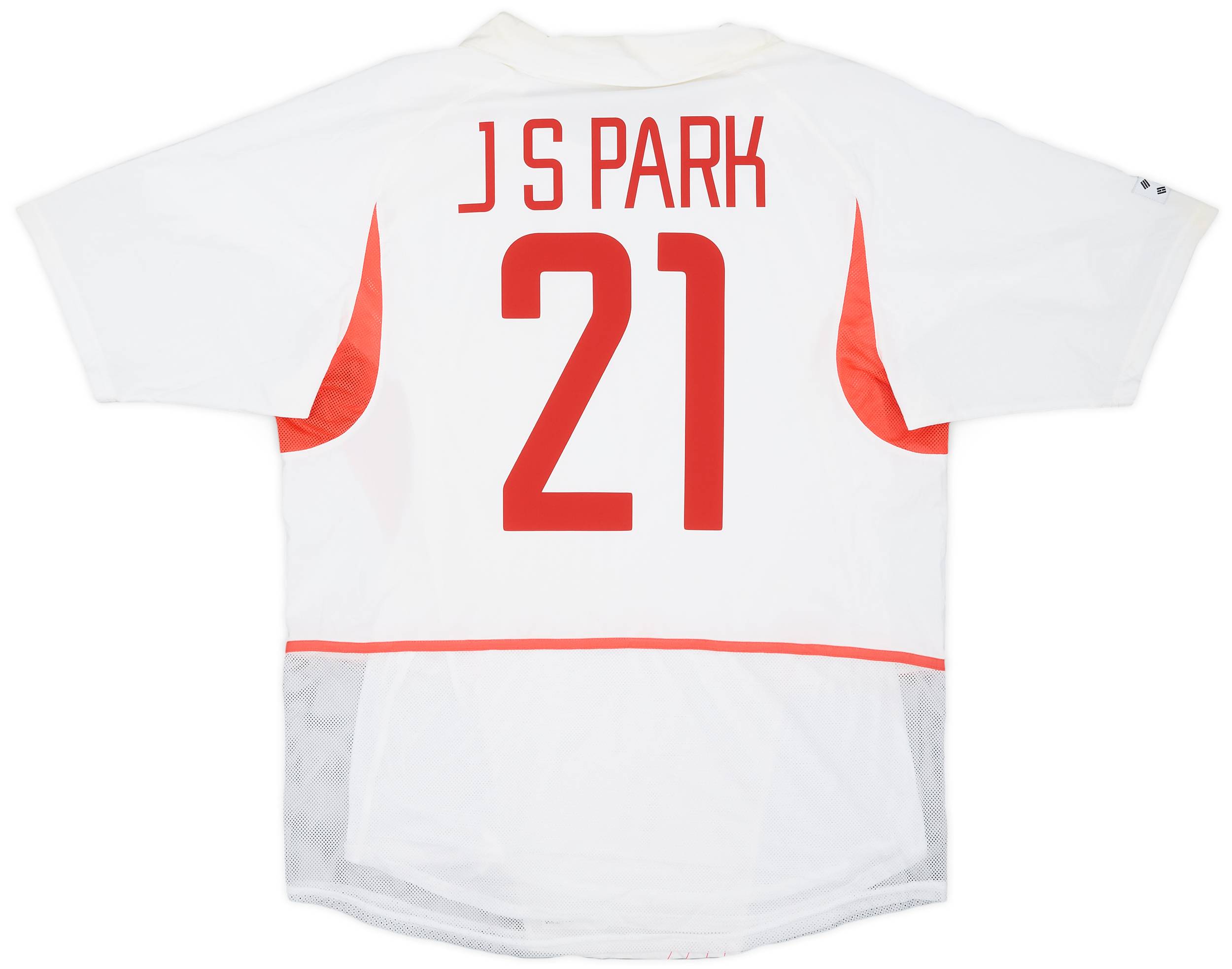 2002-03 South Korea Player Issue Away Shirt J S Park #21 - 8/10 - (L) 2002-03 South Korea Player Issue Away Shirt J S Park #21 - 8/10 - (L)