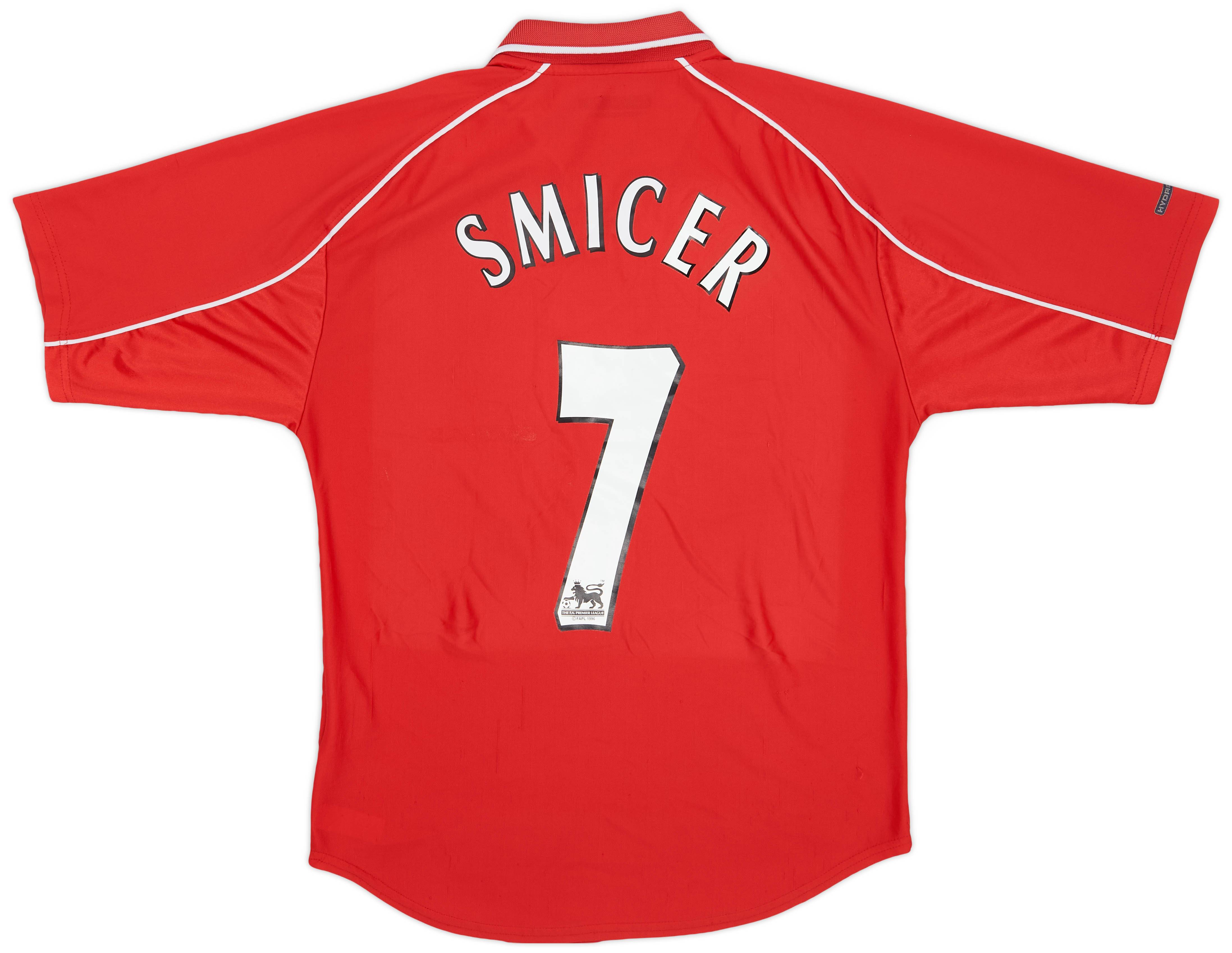 2000-02 Liverpool Home Shirt Smicer #7 - 6/10 - (S)