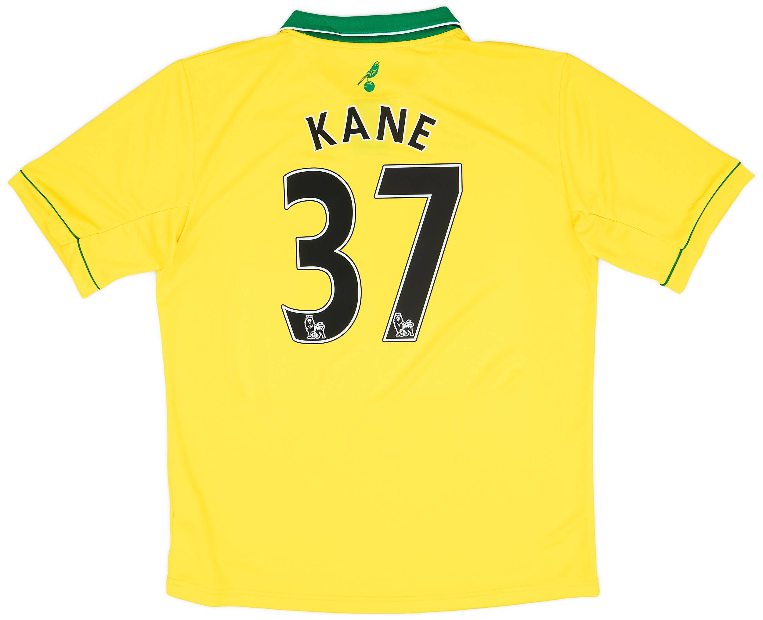 2011-12 Norwich Home Shirt Kane #37 - 9/10 - (XL)