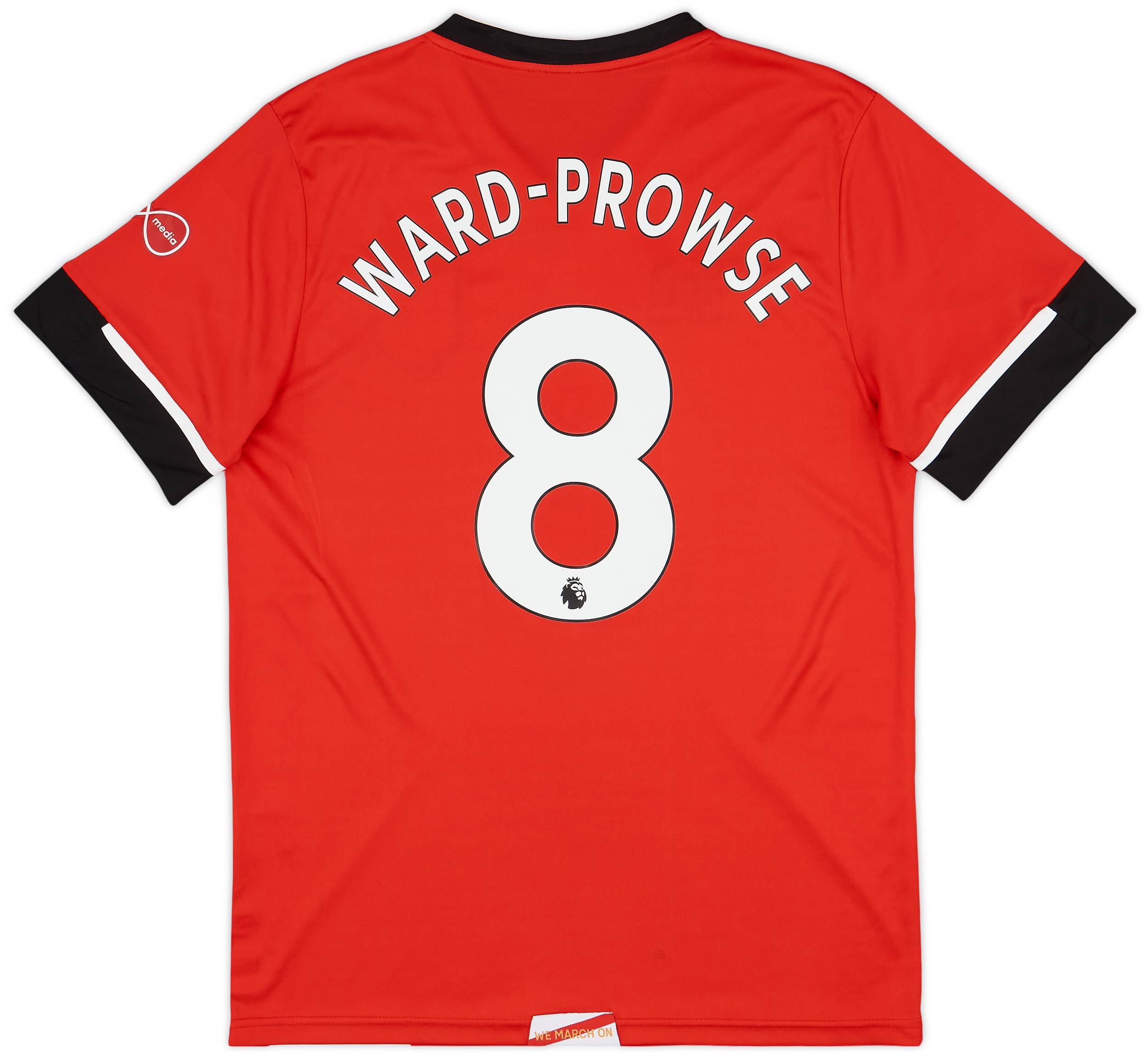 2020-21 Southampton Home Shirt Ward-Prowse #8 - 7/10 - (M)
