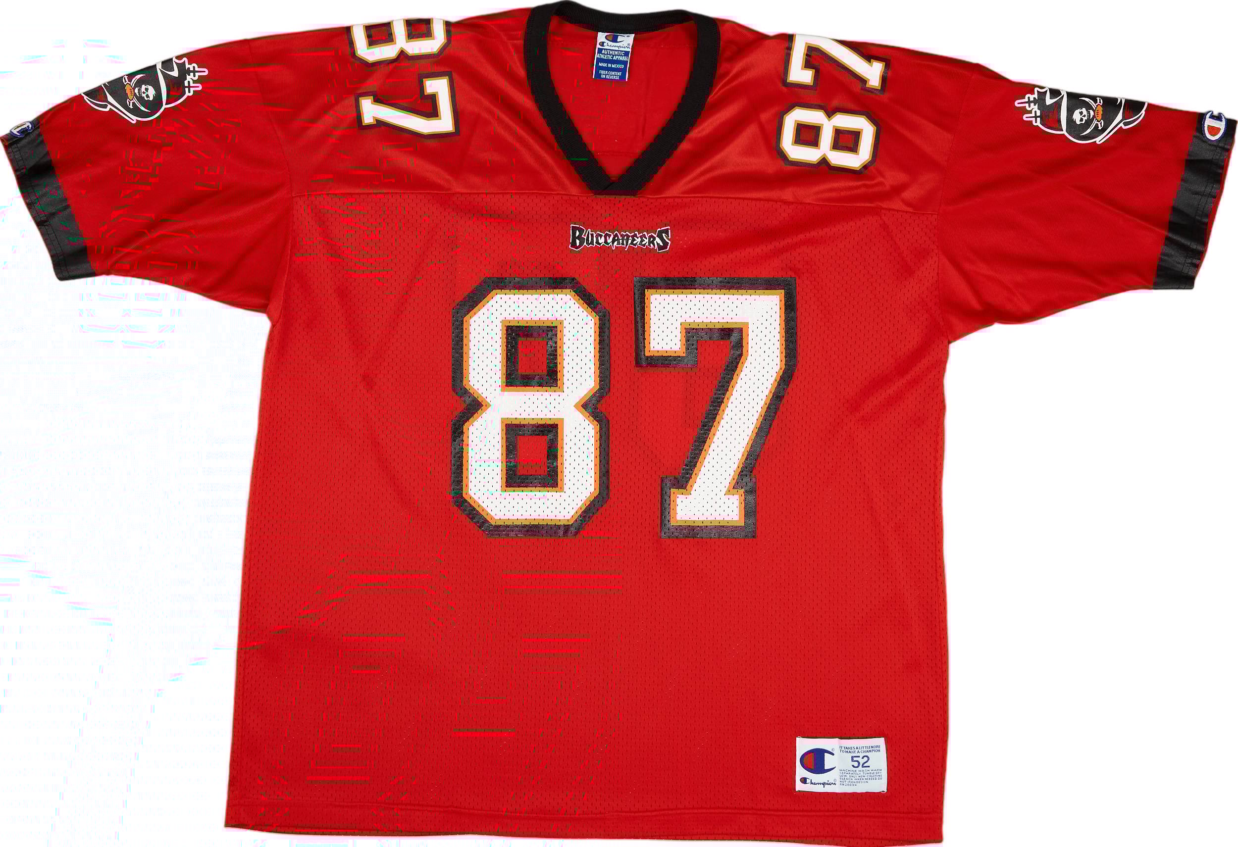 1998-99 Tampa Bay Buccaneers Emanuel #87 Champion Home Jersey ...