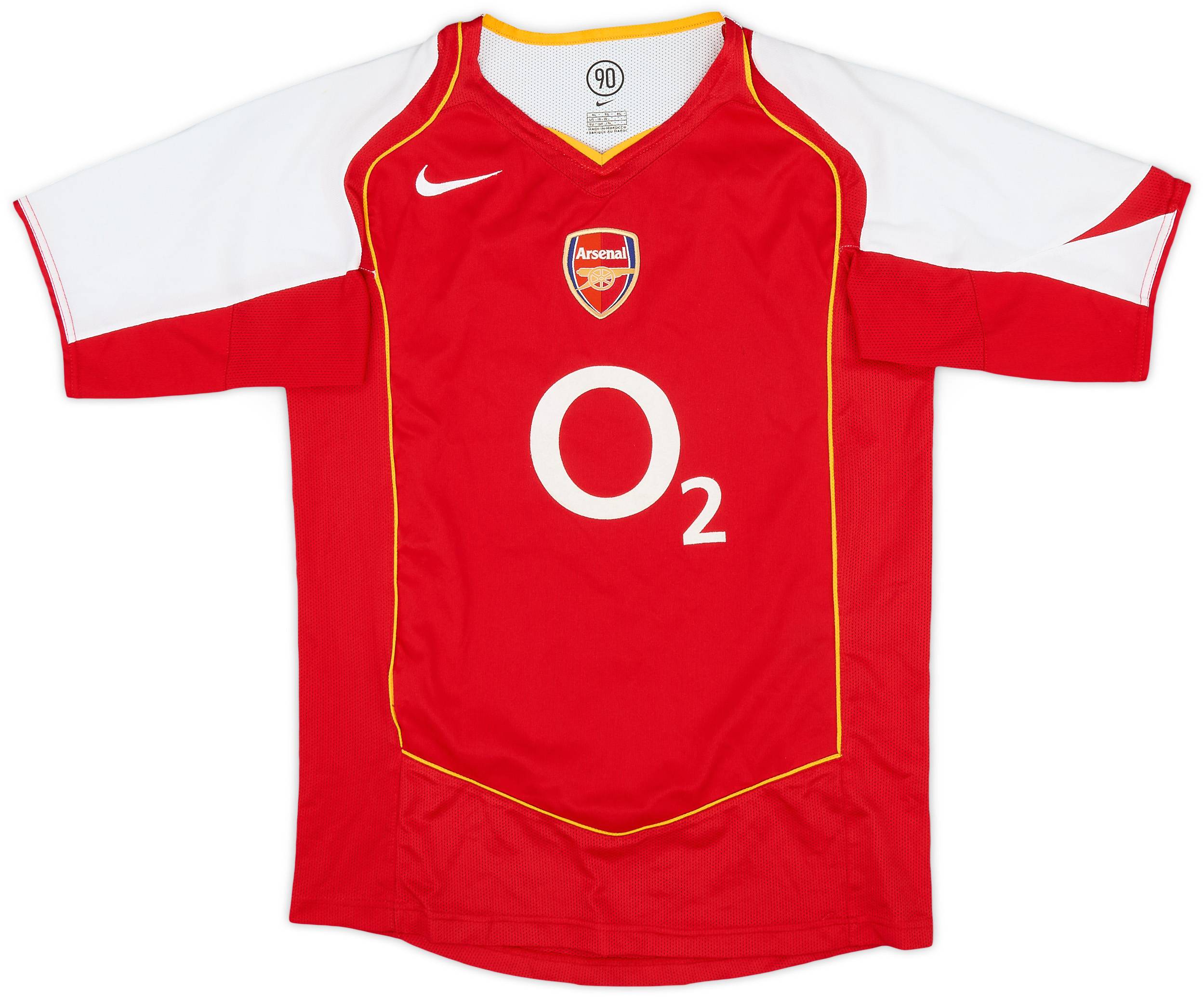 2004-05 Arsenal Home Shirt - 9/10 - (XL.Boys)