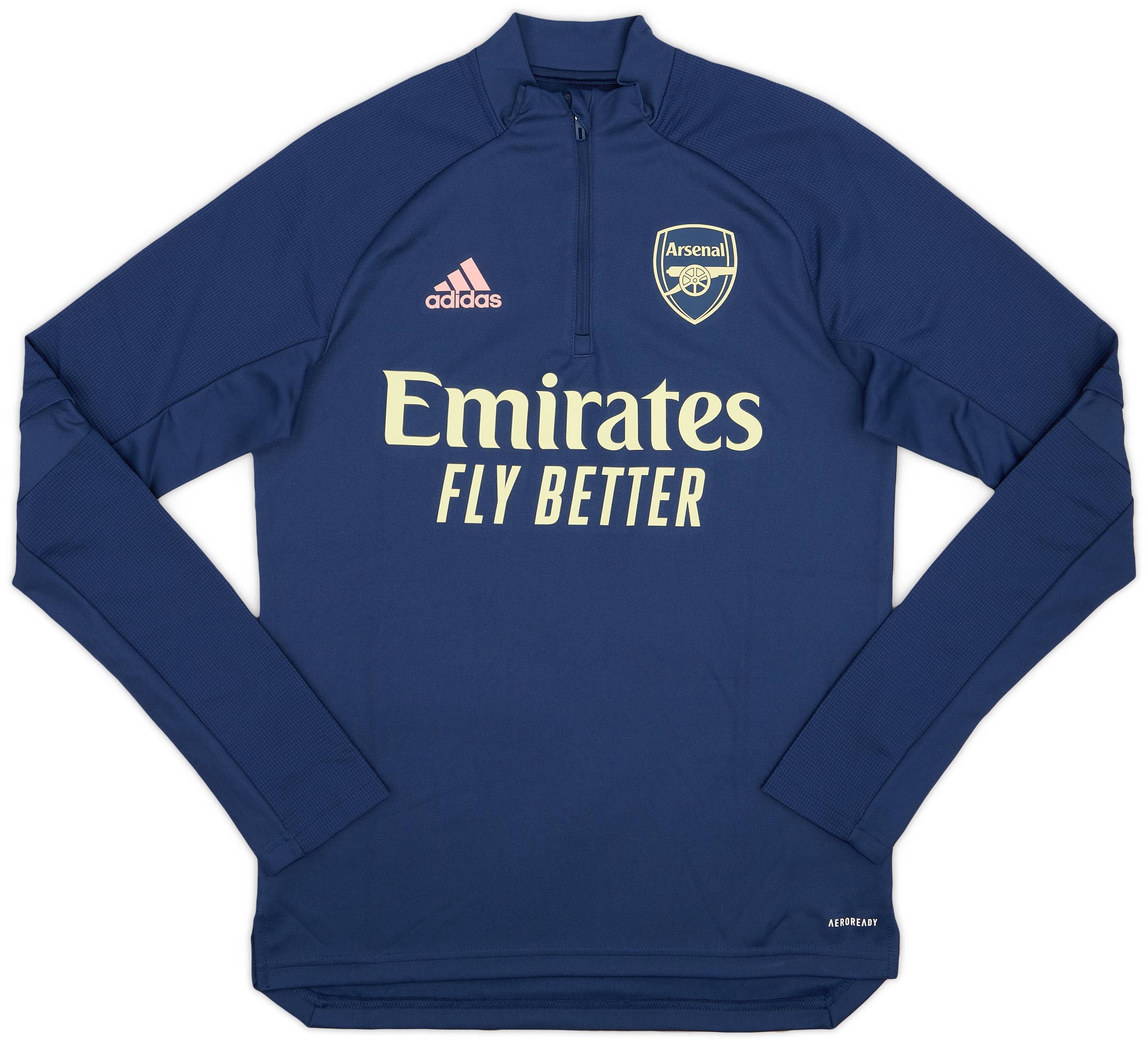 2020-21 Arsenal adidas 1/4 Zip Training Top - 10/10 - (S)