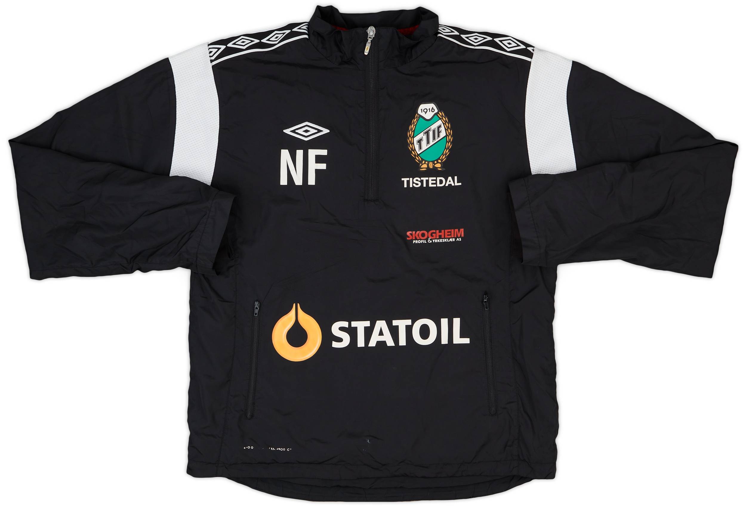 2014-15 Tistedalens TIF Umbro Staff Issue 1/4 Zip Drill Top NF - 7/10 ...