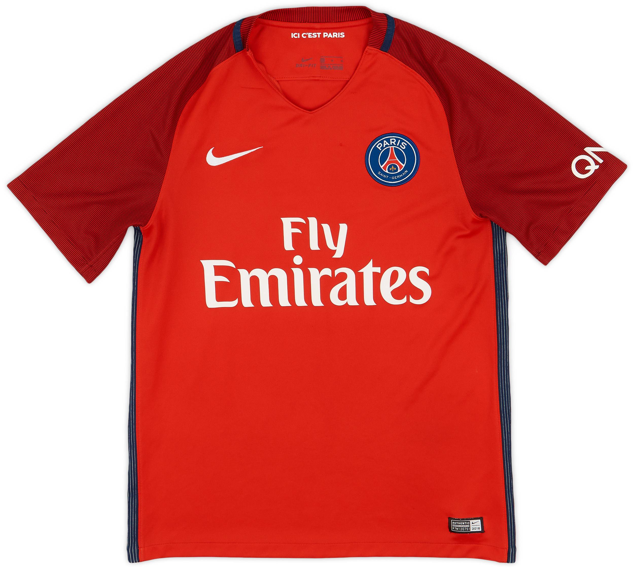 2016-17 Paris Saint-Germain Away Shirt - 7/10 - (M)