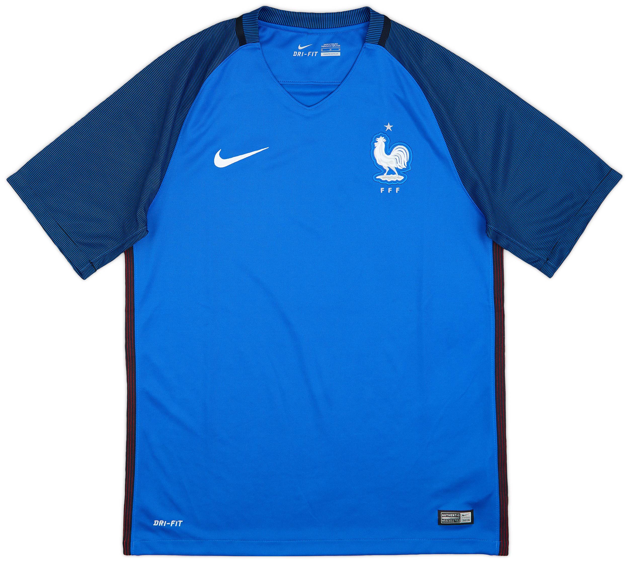 2016-17 France Home Shirt - 9/10 - (M)