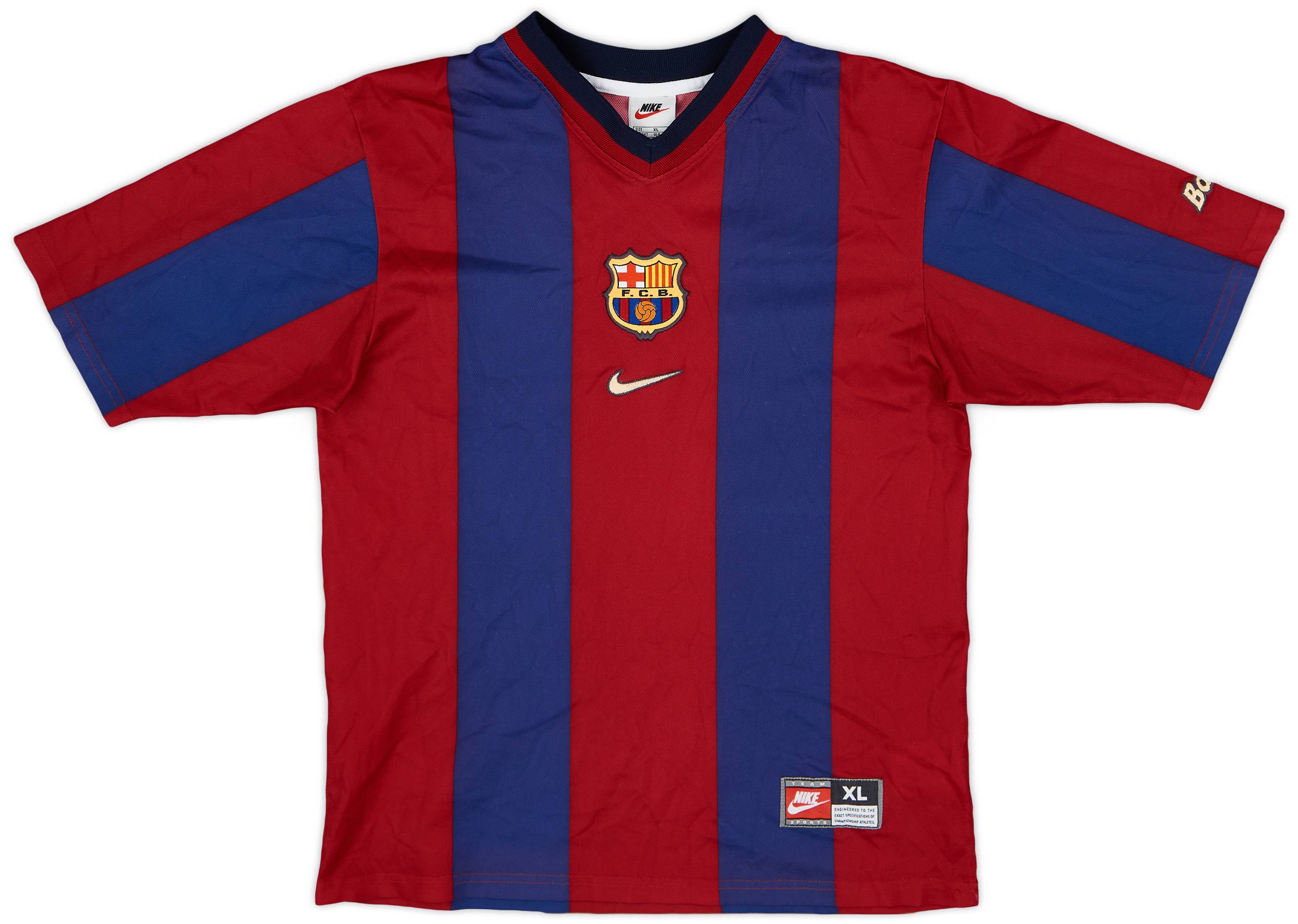 1998-00 Barcelona Basic Home Shirt - 5/10 - (XL.Boys)