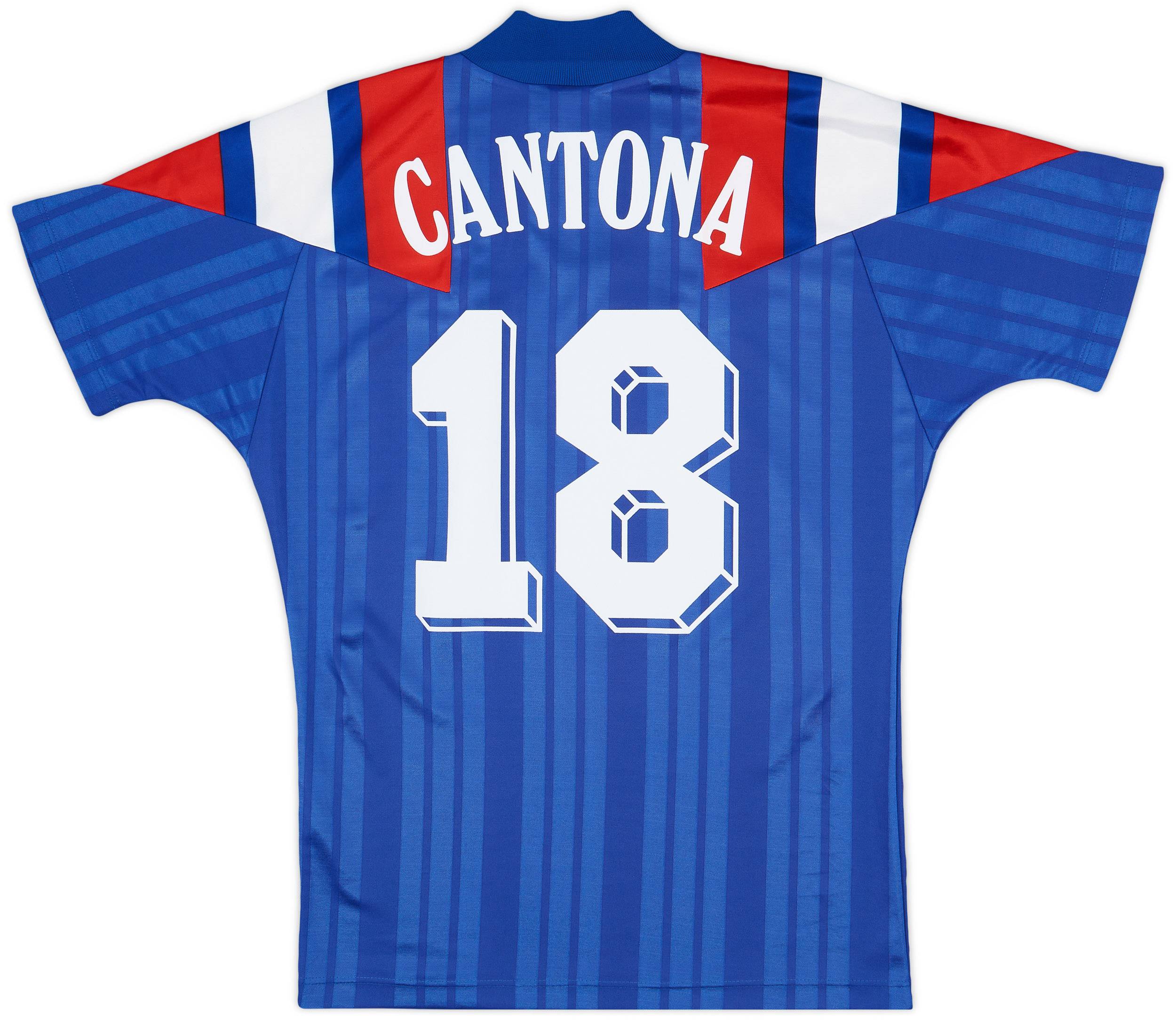 1992-94 France Home Shirt Cantona #18 - 9/10 - (S)