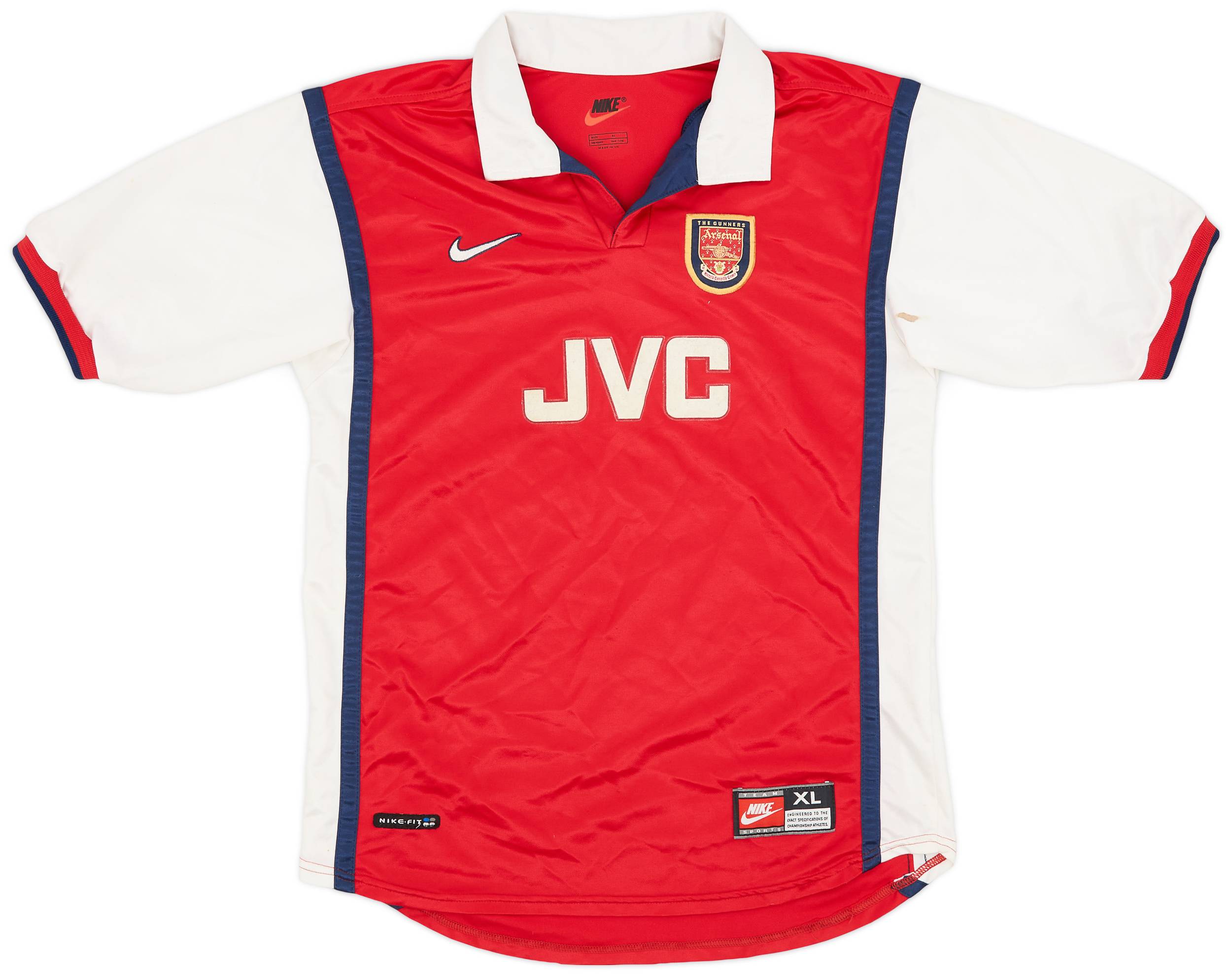 1998-99 Arsenal Home Shirt - 5/10 - (XL.Boys)