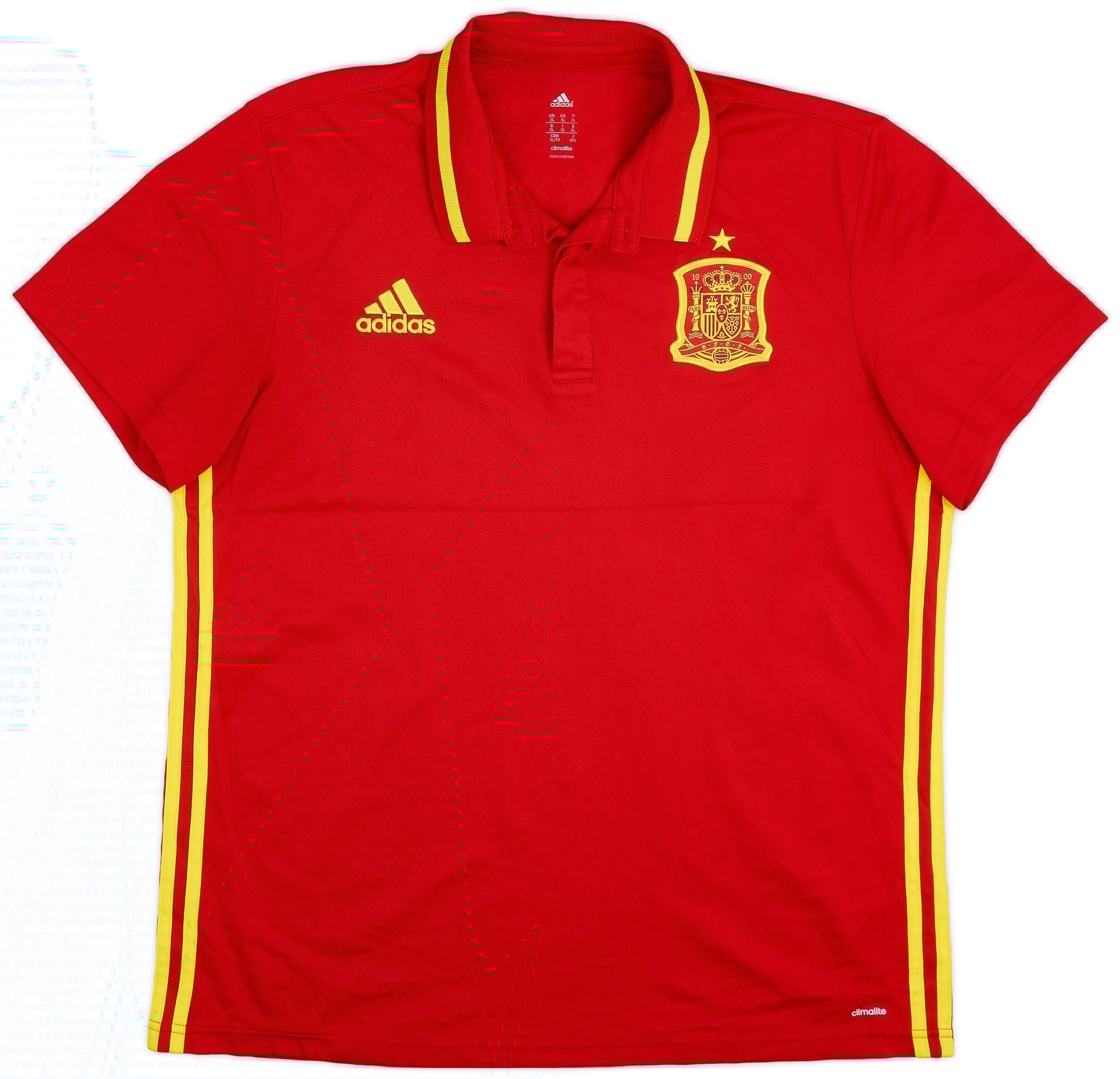 2016-17 Spain adidas Polo Shirt - 8/10 - (XL)