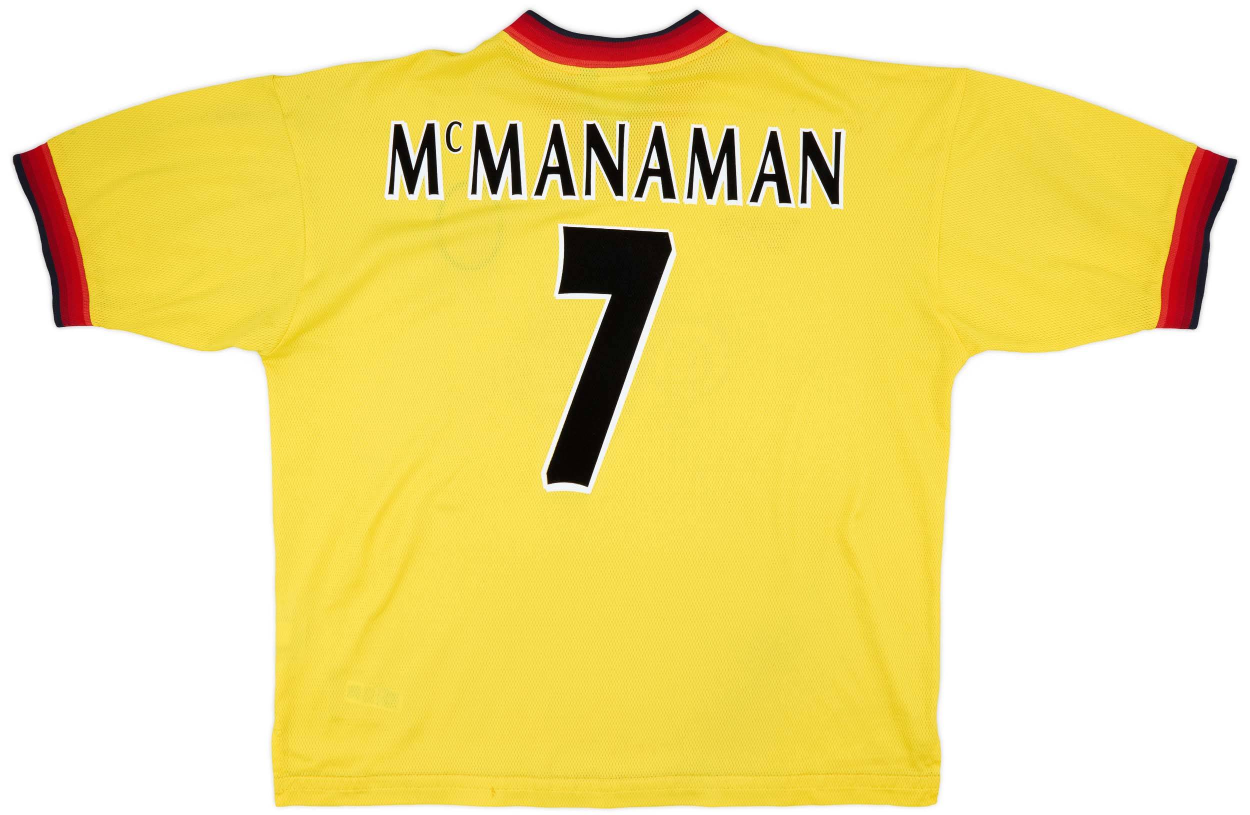 1997-99 Liverpool Away Shirt McManaman #7 - 6/10 - (XXL)