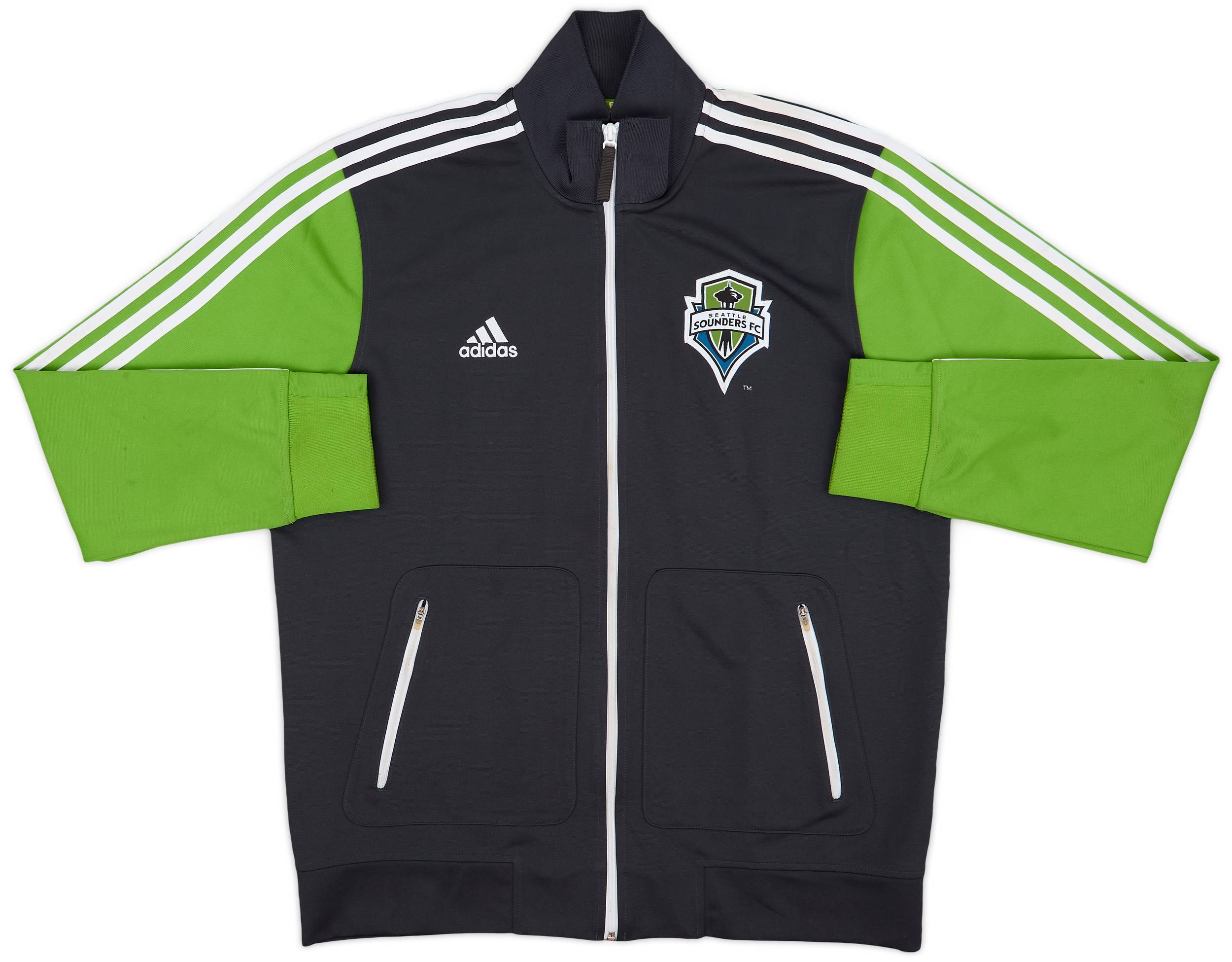 2012-13 Seattle Sounders adidas Track Jacket - 8/10 - (XL)