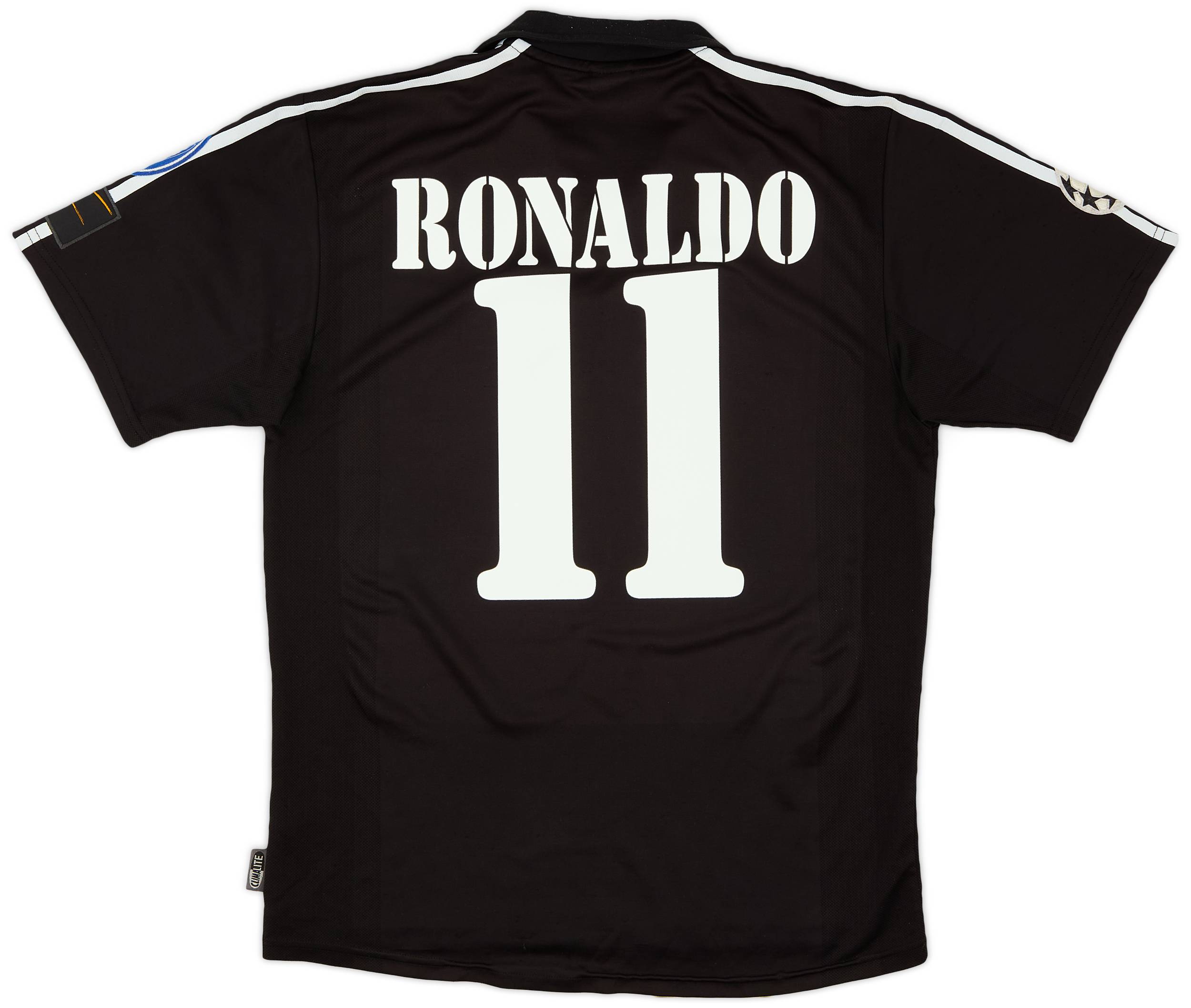 2001-02 Real Madrid CL Away Shirt Ronaldo #11 - 8/10 - (S)