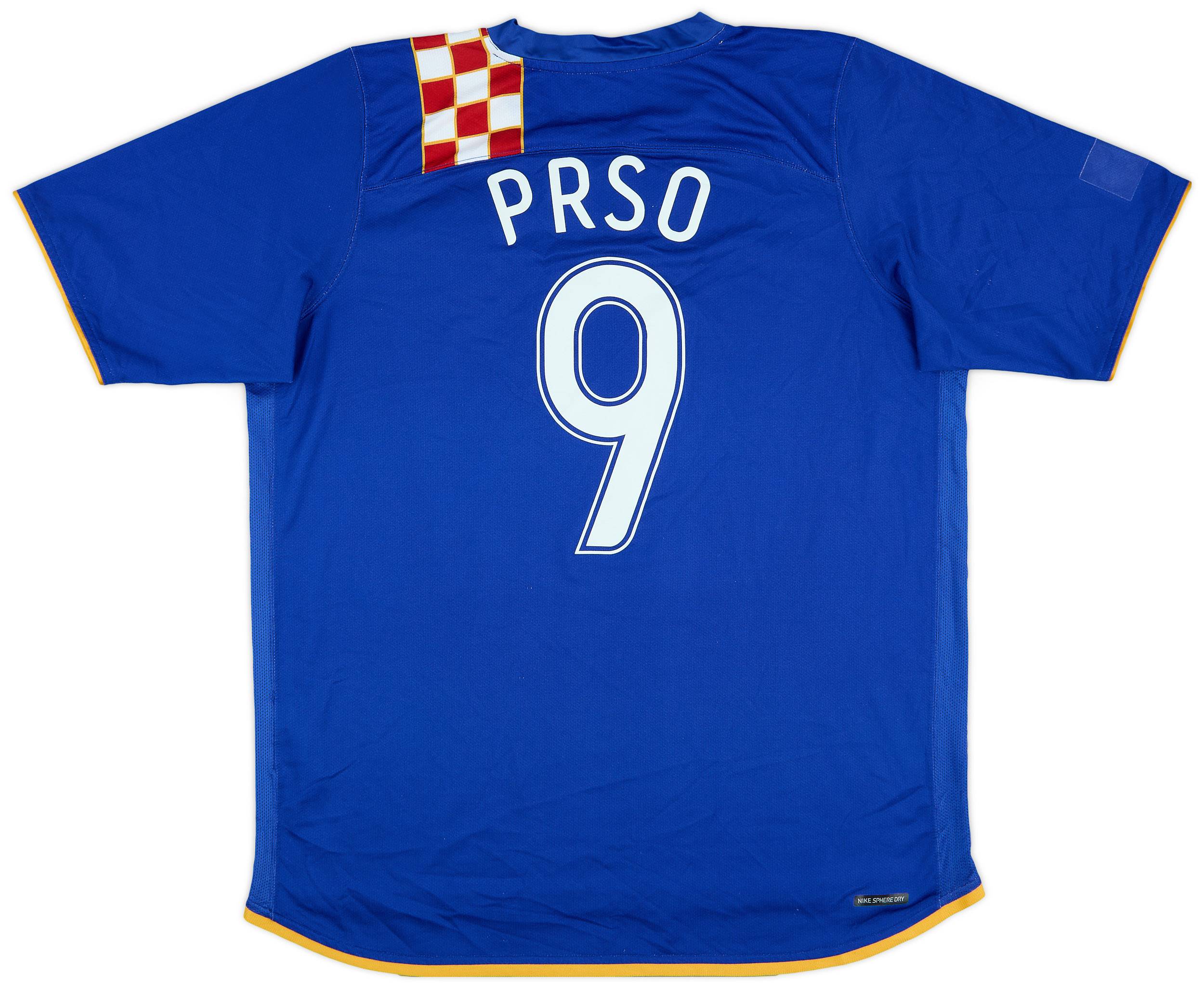 2006-08 Croatia Away Shirt Prso #9 - 7/10 - (XL)