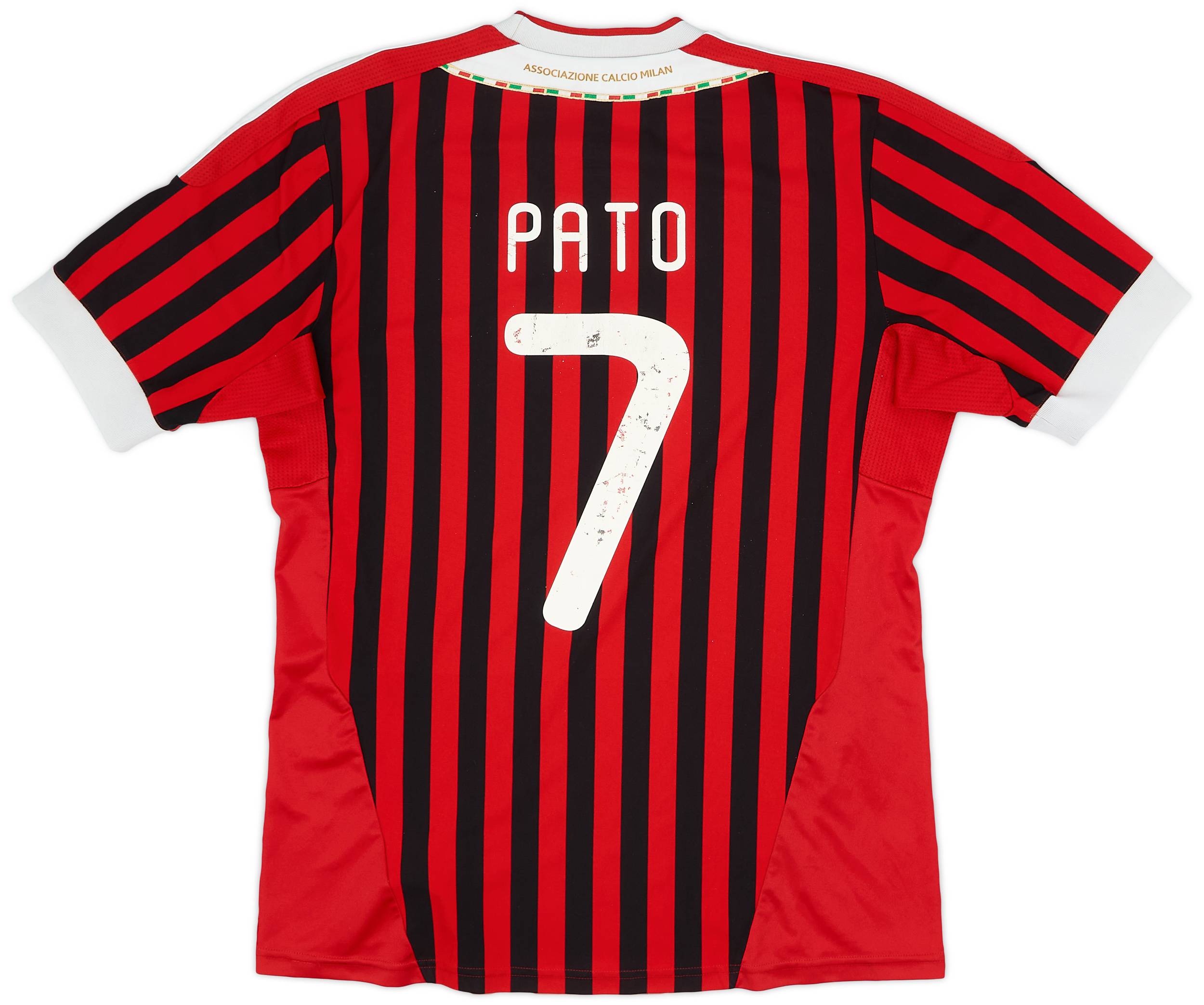 2011-12 AC Milan Home Shirt Pato #7 - 5/10 - (M)
