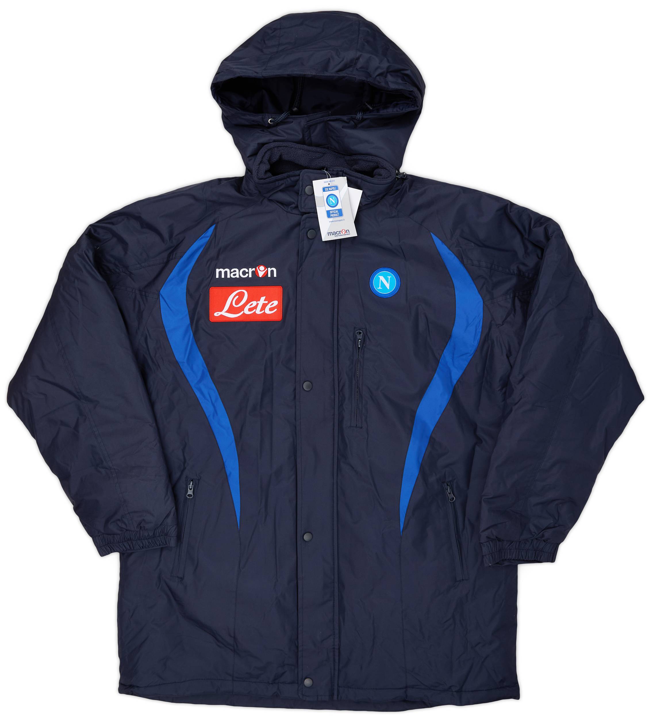 2009-10 Napoli Macron Padded Bench Coat (XXL)