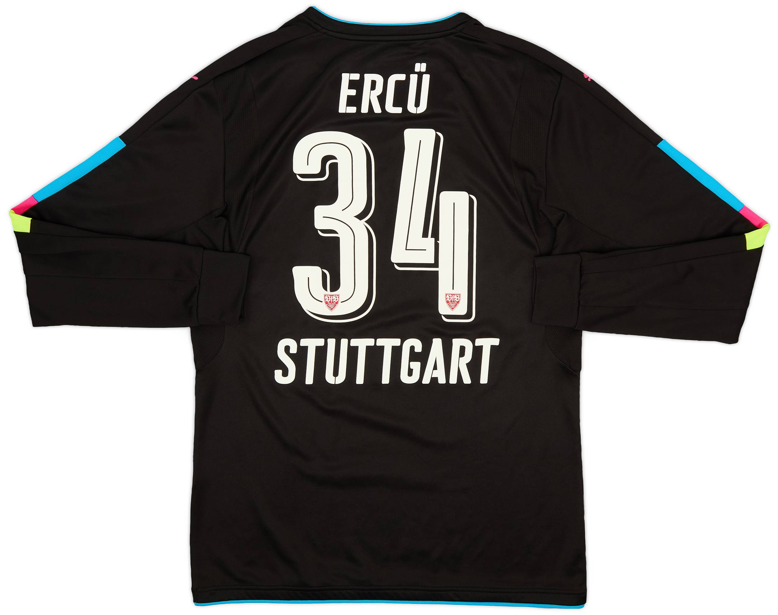 2016-17 Stuttgart GK Shirt Ercu #34 - 8/10 - (L)