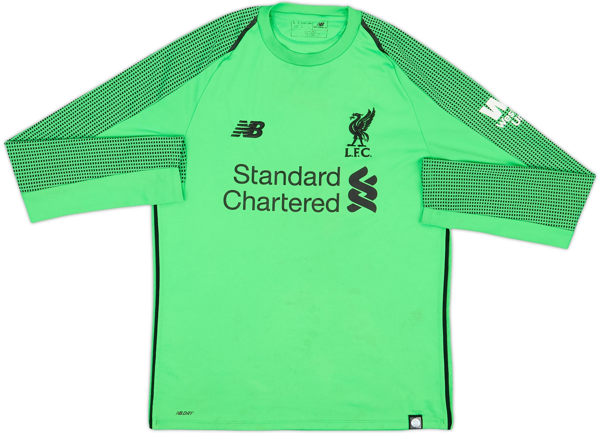 2018-19 Liverpool GK Shirt - 7/10 - (XL.Boys)