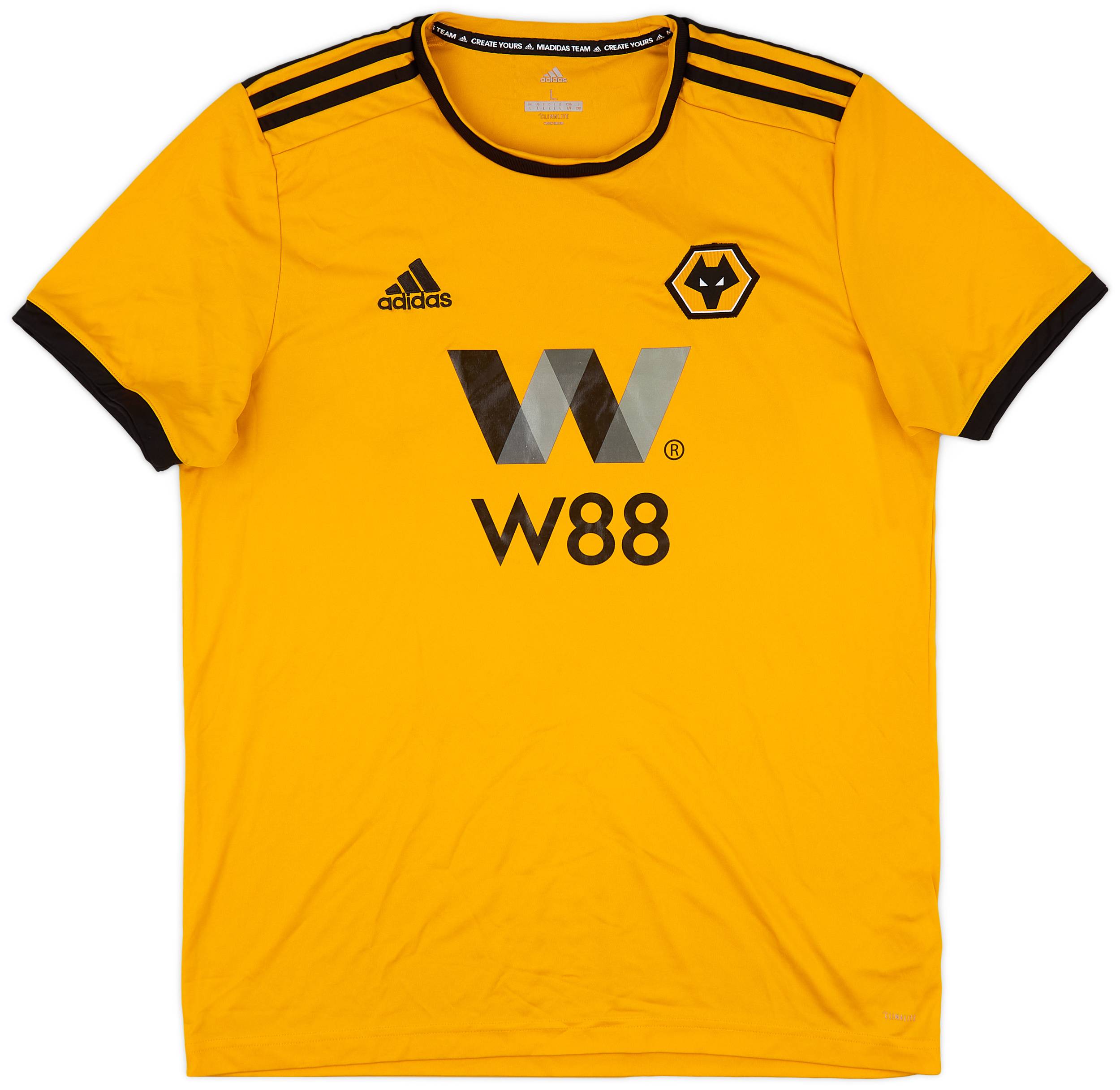 2018-19 Wolves Home Shirt - 6/10 - (L)