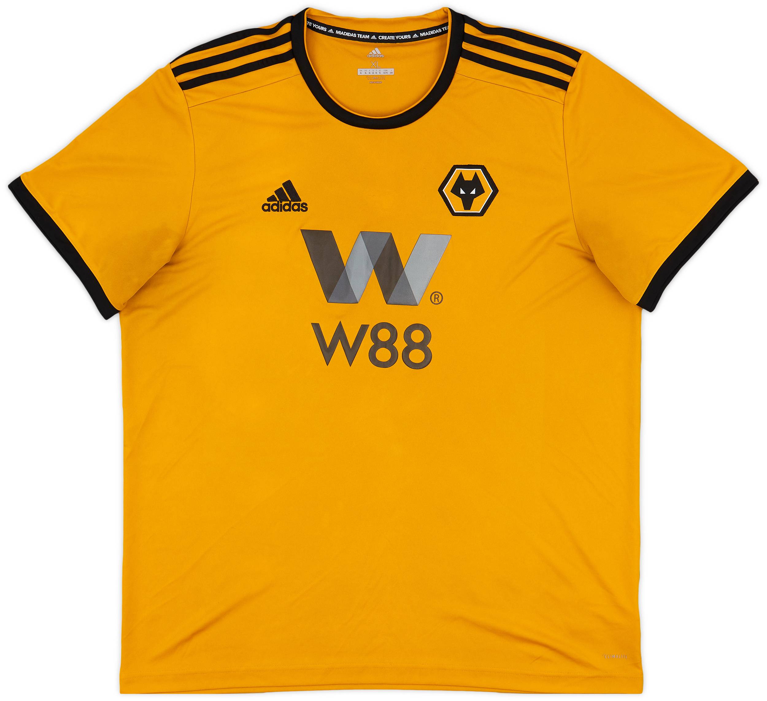 2018-19 Wolves Home Shirt - 4/10 - (XL)