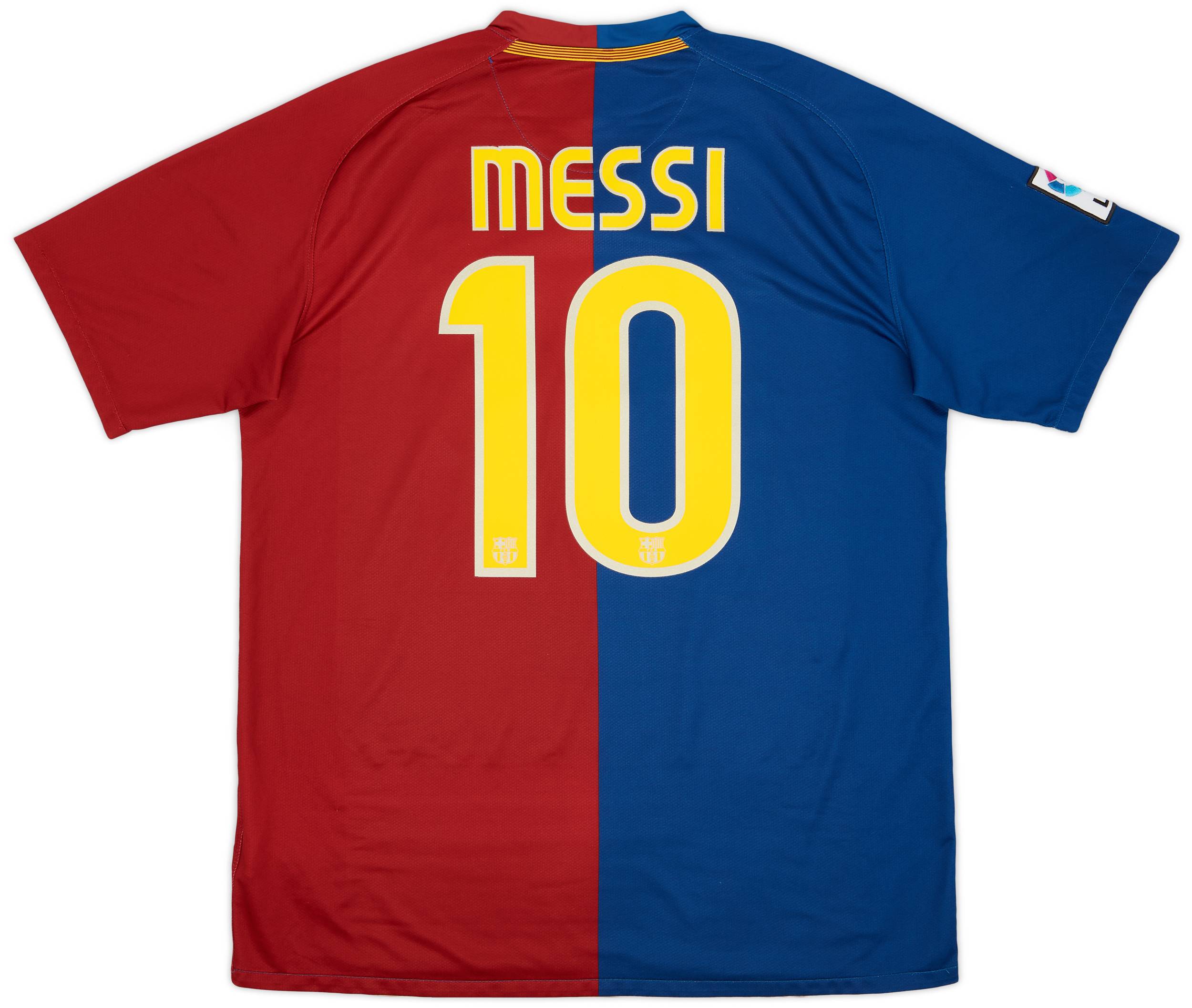 2008-09 Barcelona Home Shirt Messi #10 - 5/10 - (L)