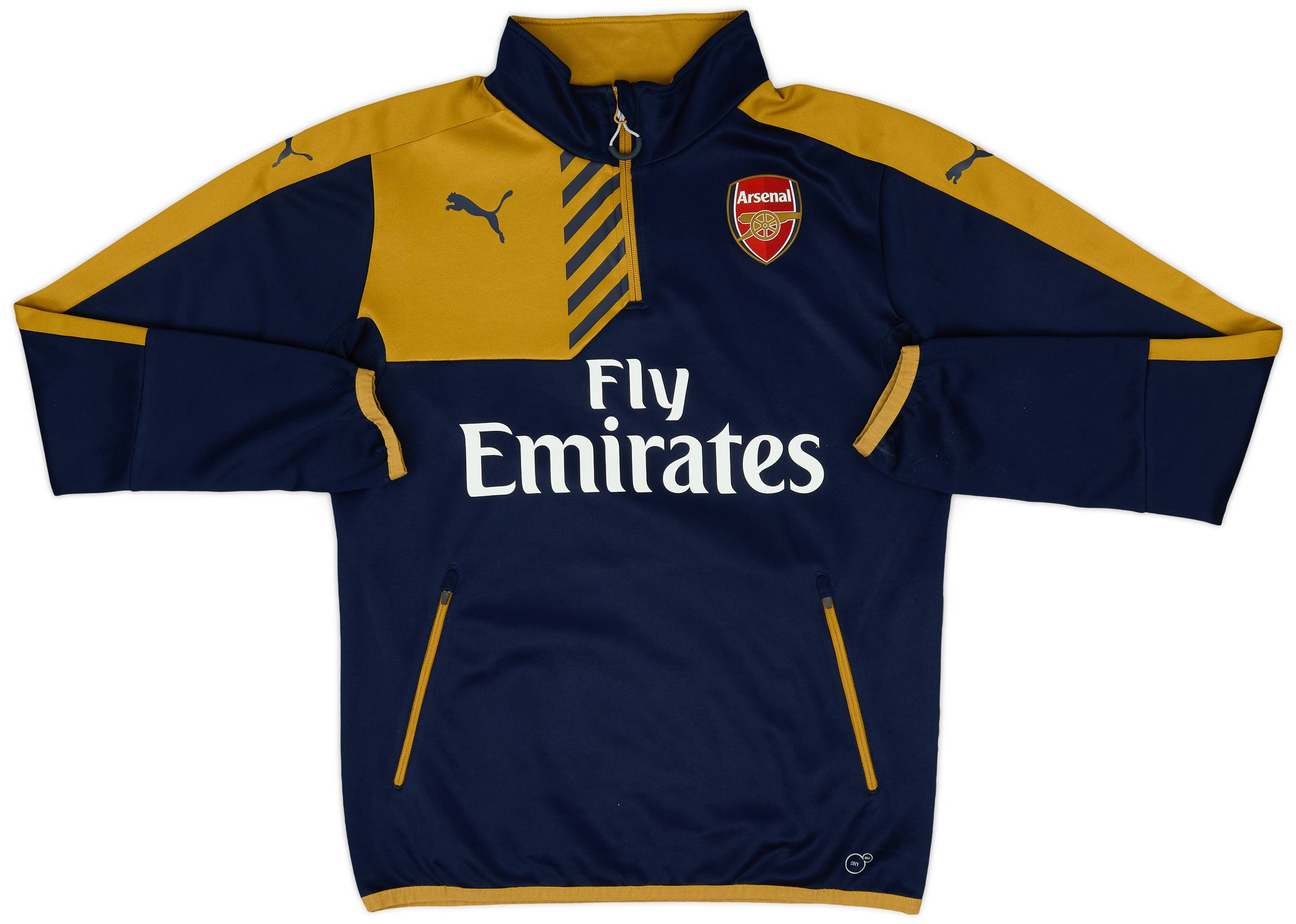 2014-15 Arsenal Puma 1/4 Zip Training Top - 8/10 - (M)