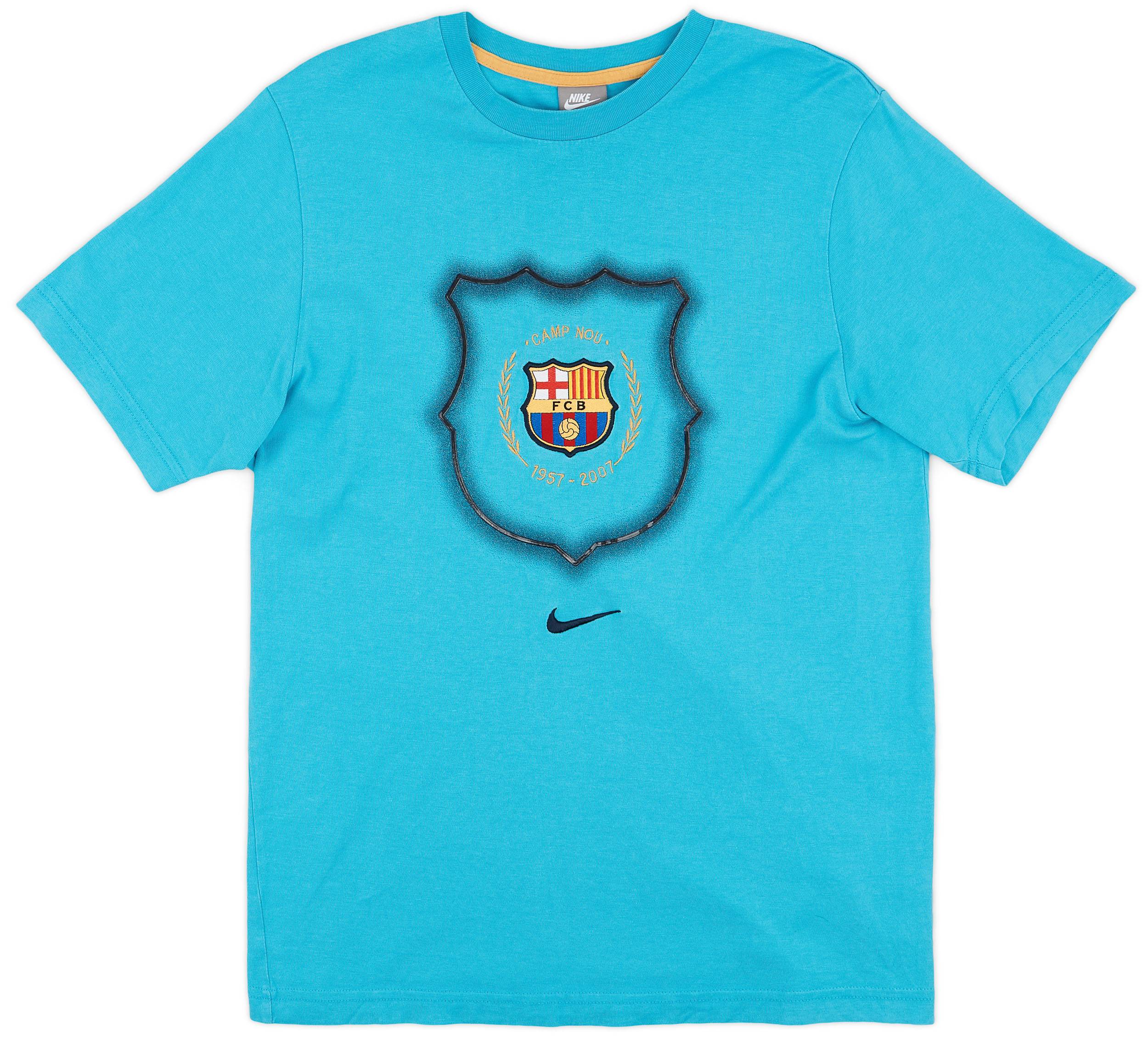 2007-08 Barcelona Graphic Tee - 9/10 - (M)