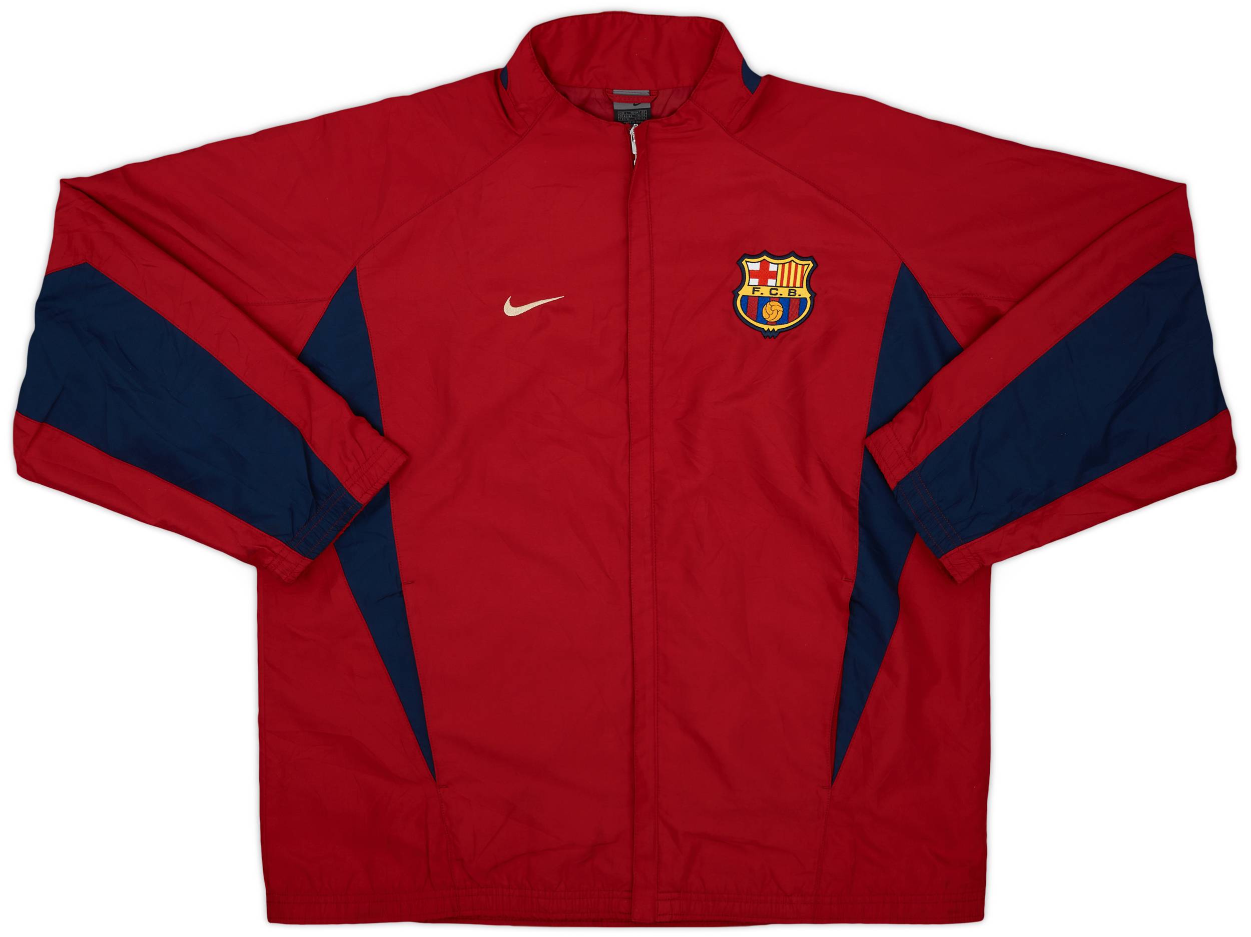 2002-03 Barcelona Nike Track Jacket - 8/10 - (L)