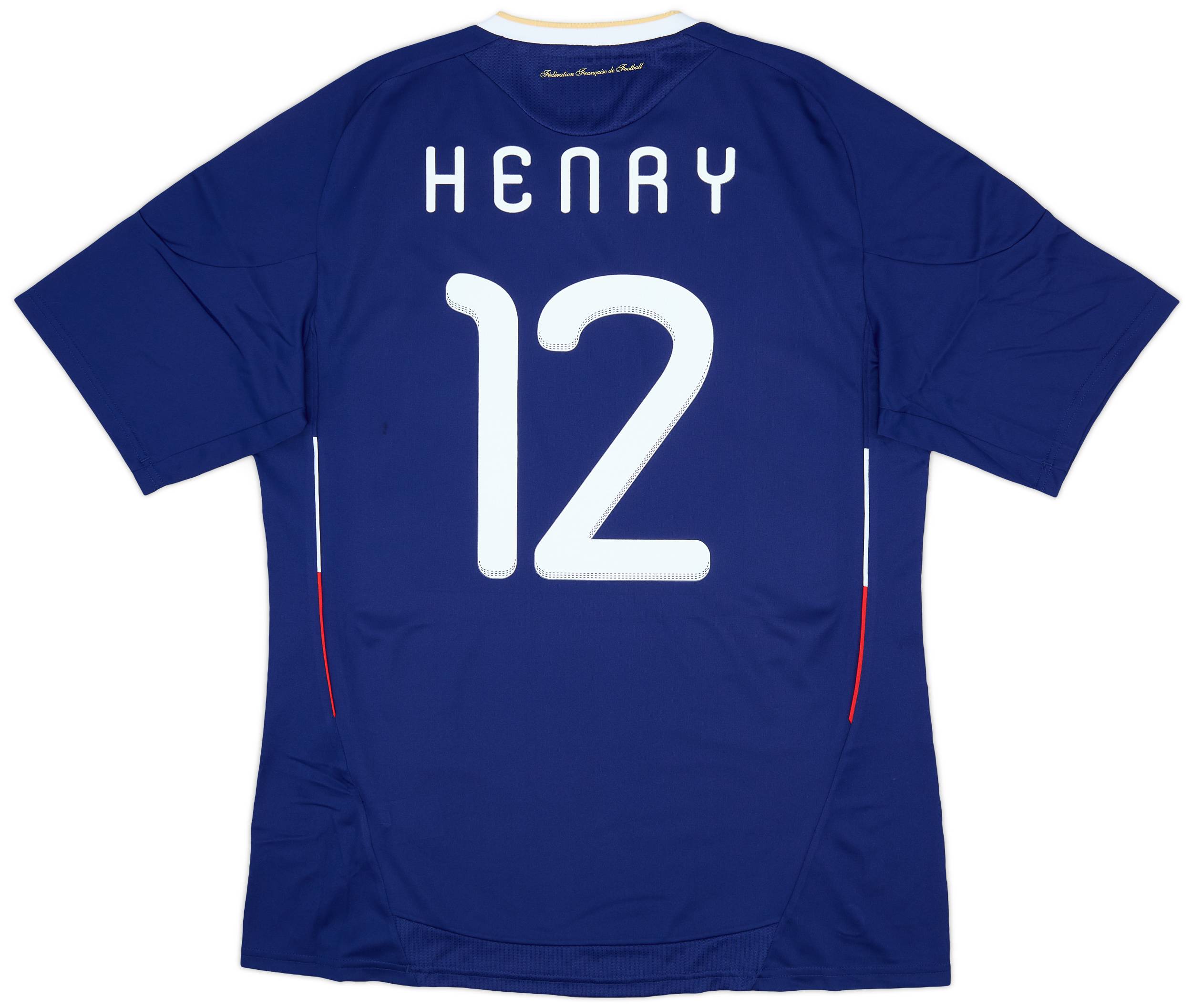2009-10 France Home Shirt Henry #12 (L)
