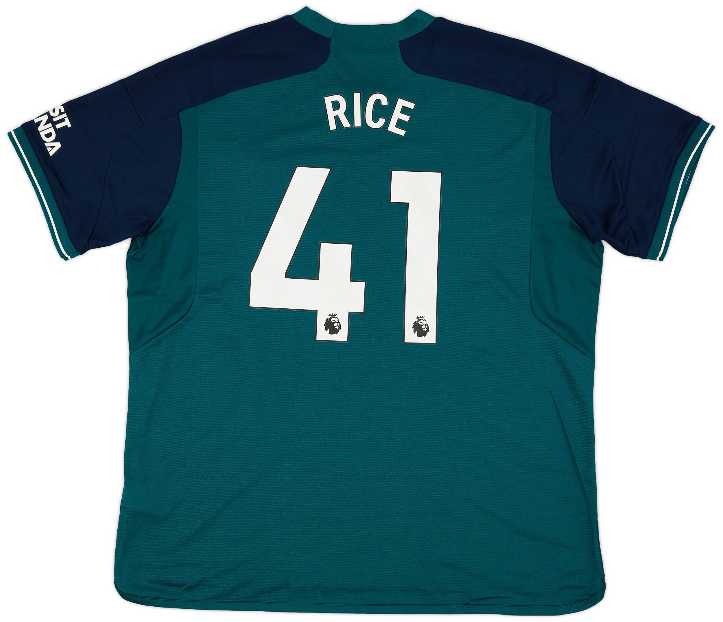 2023-24 Arsenal Third Shirt Rice #41 (XXL)