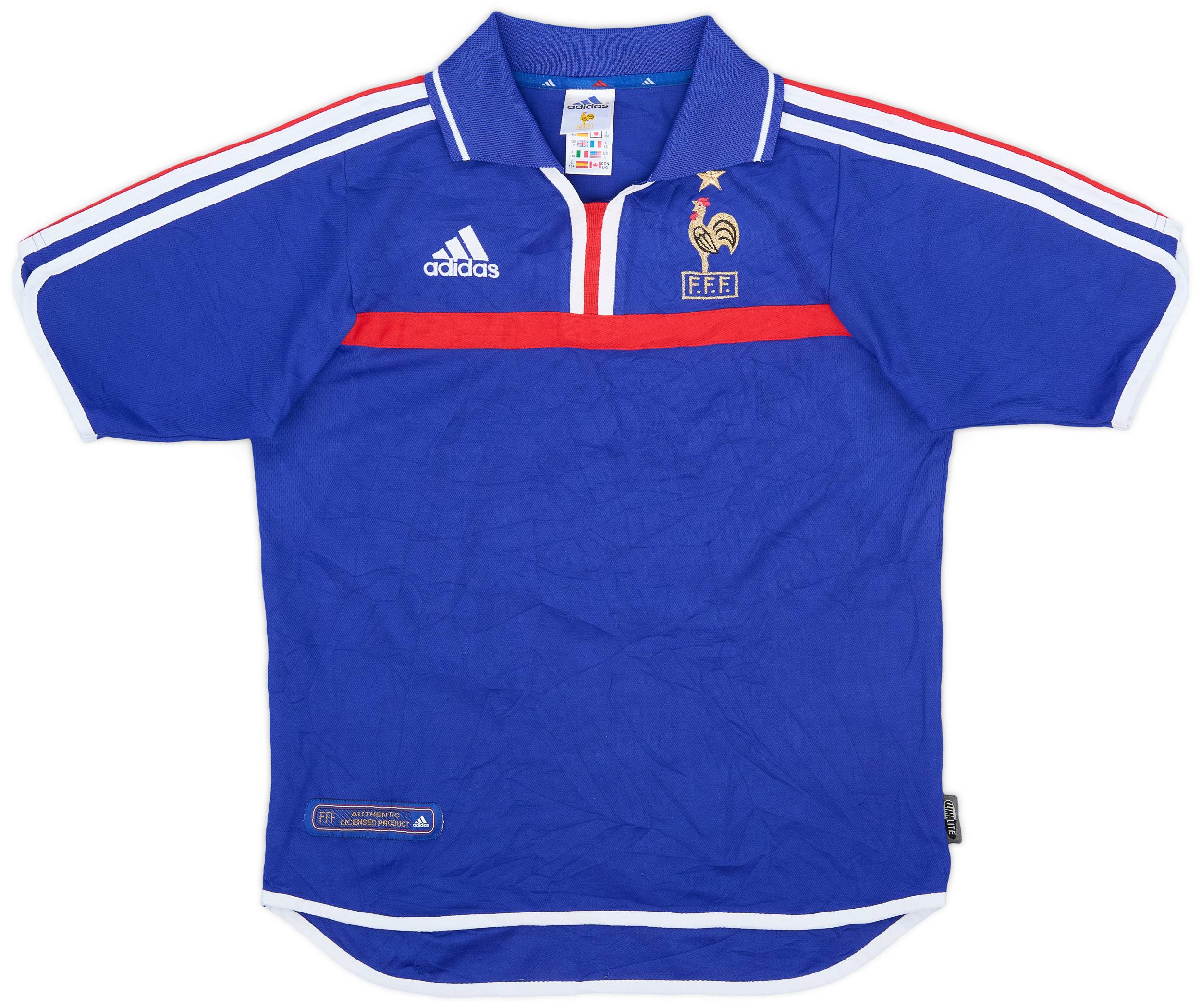 2000-02 France Home Shirt - 6/10 - (Y)