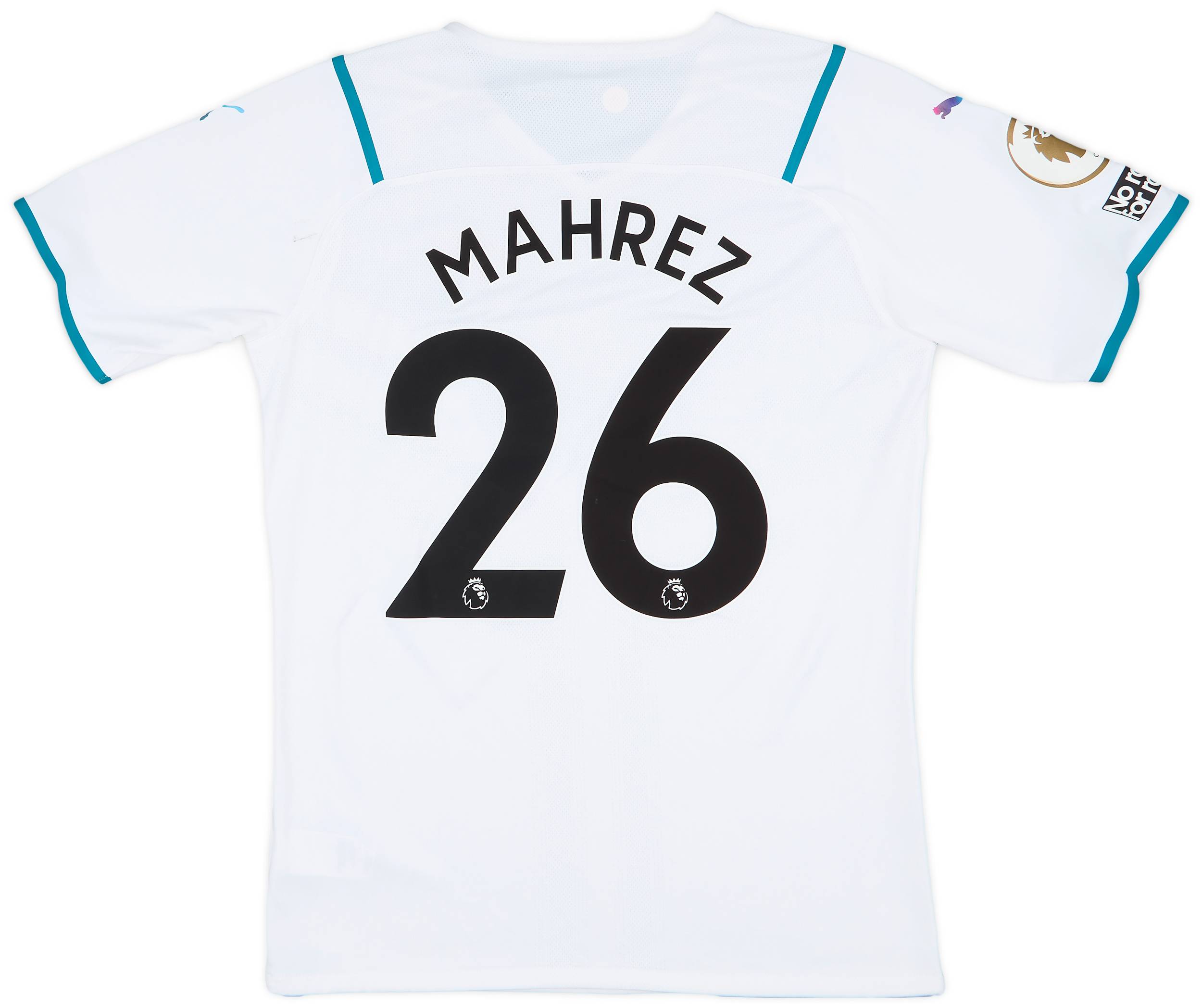 2021-22 Manchester City Authentic Away Shirt Mahrez #26 (XL)