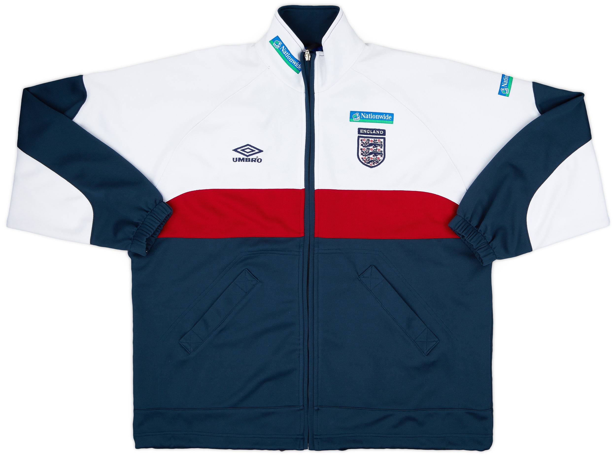2000-02 England Umbro Track Jacket - 8/10 - (M)