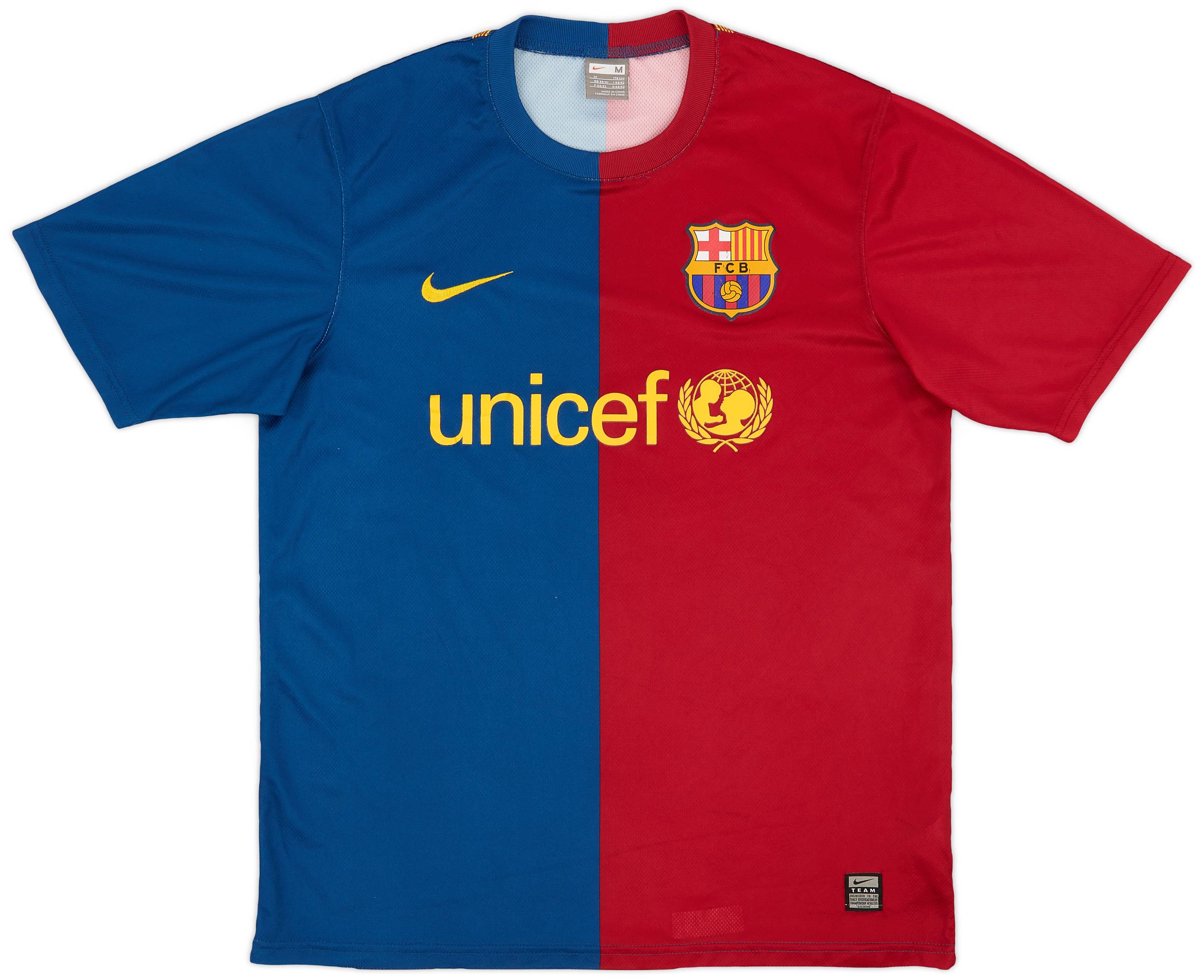 2008-09 Barcelona Basic Home Shirt - 6/10 - (M)
