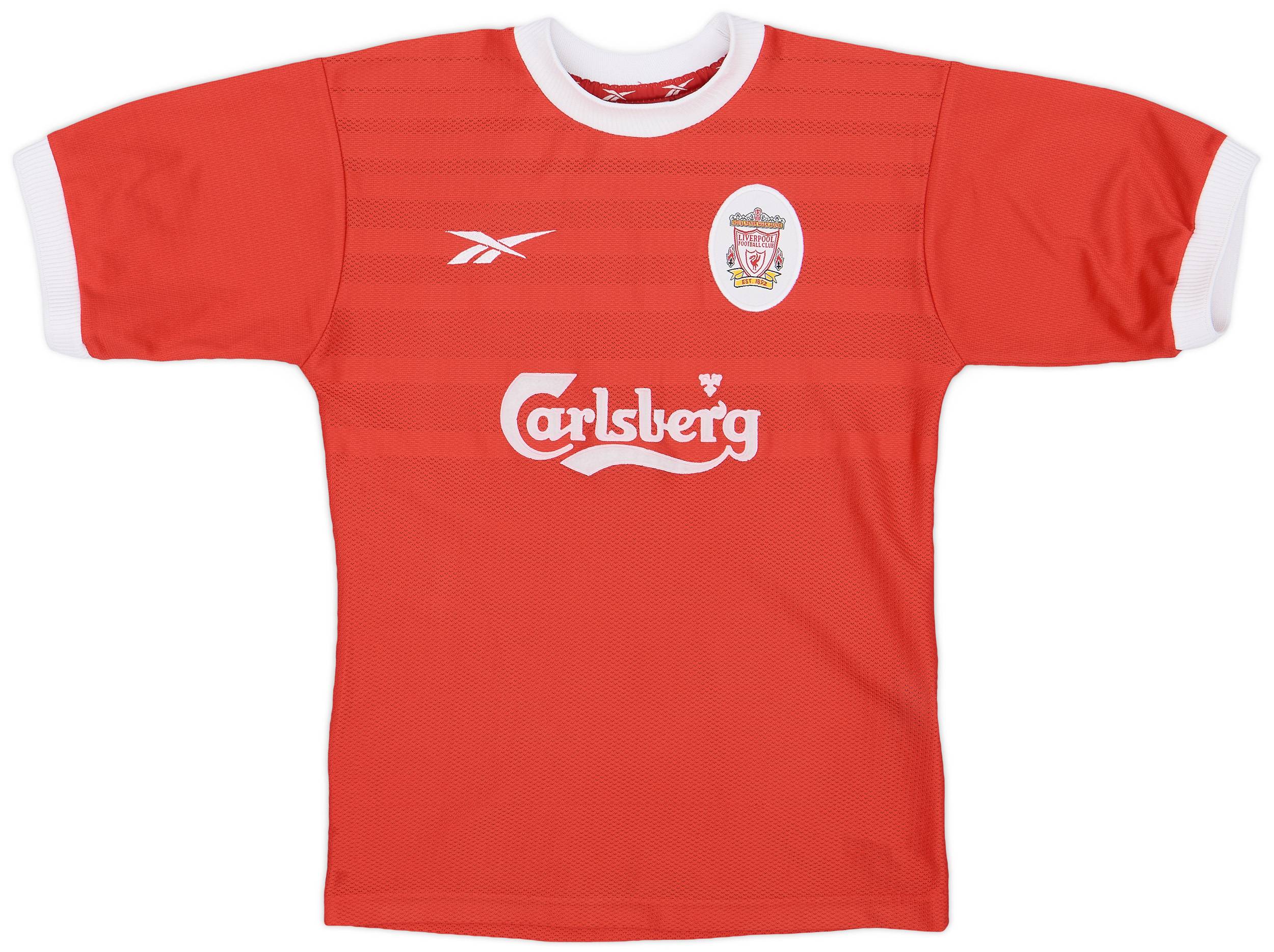 1998-00 Liverpool Home Shirt - 9/10 - (L.Boys)