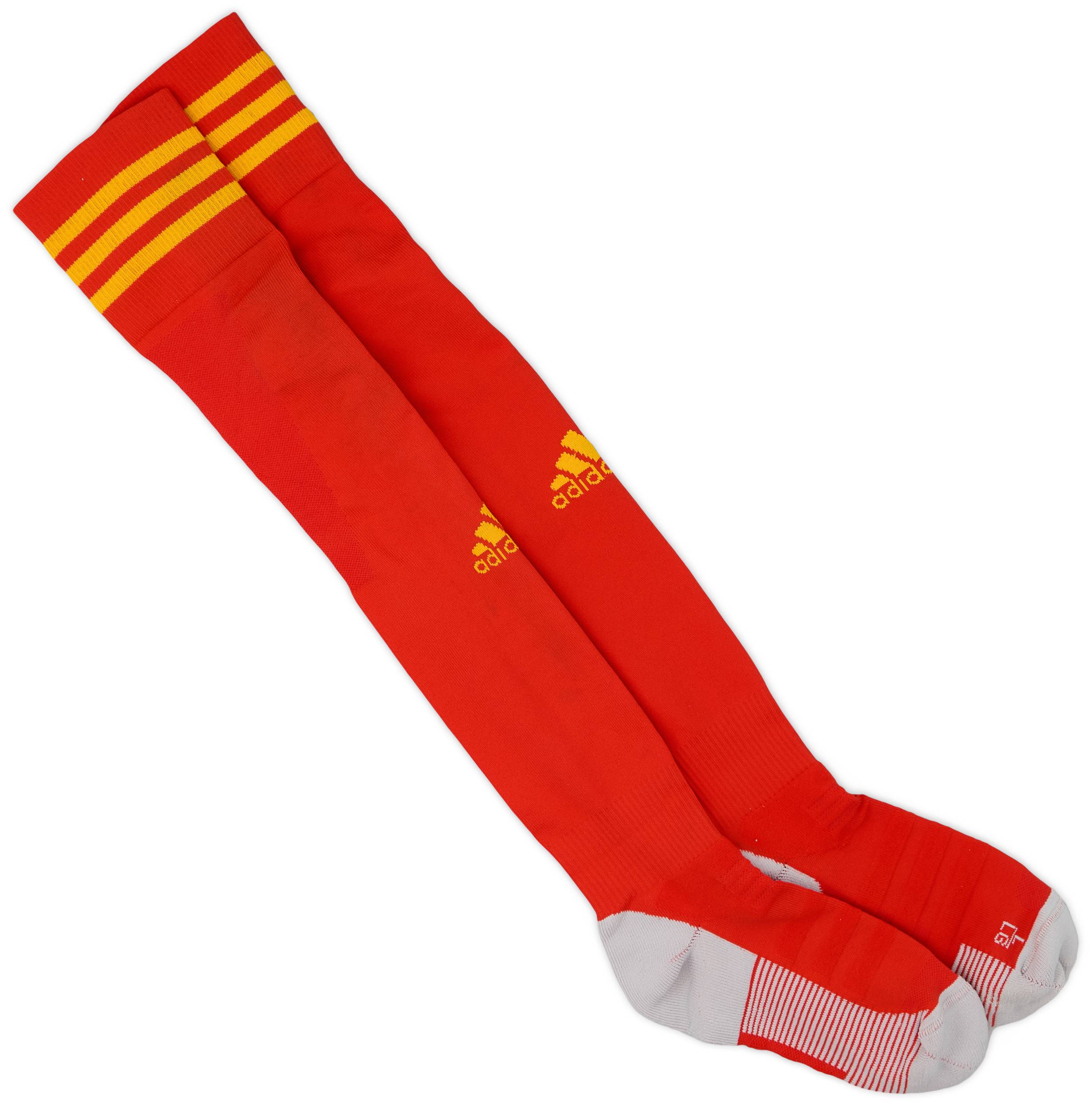 2020-21 Wales Home Socks - 7/10 - (M)
