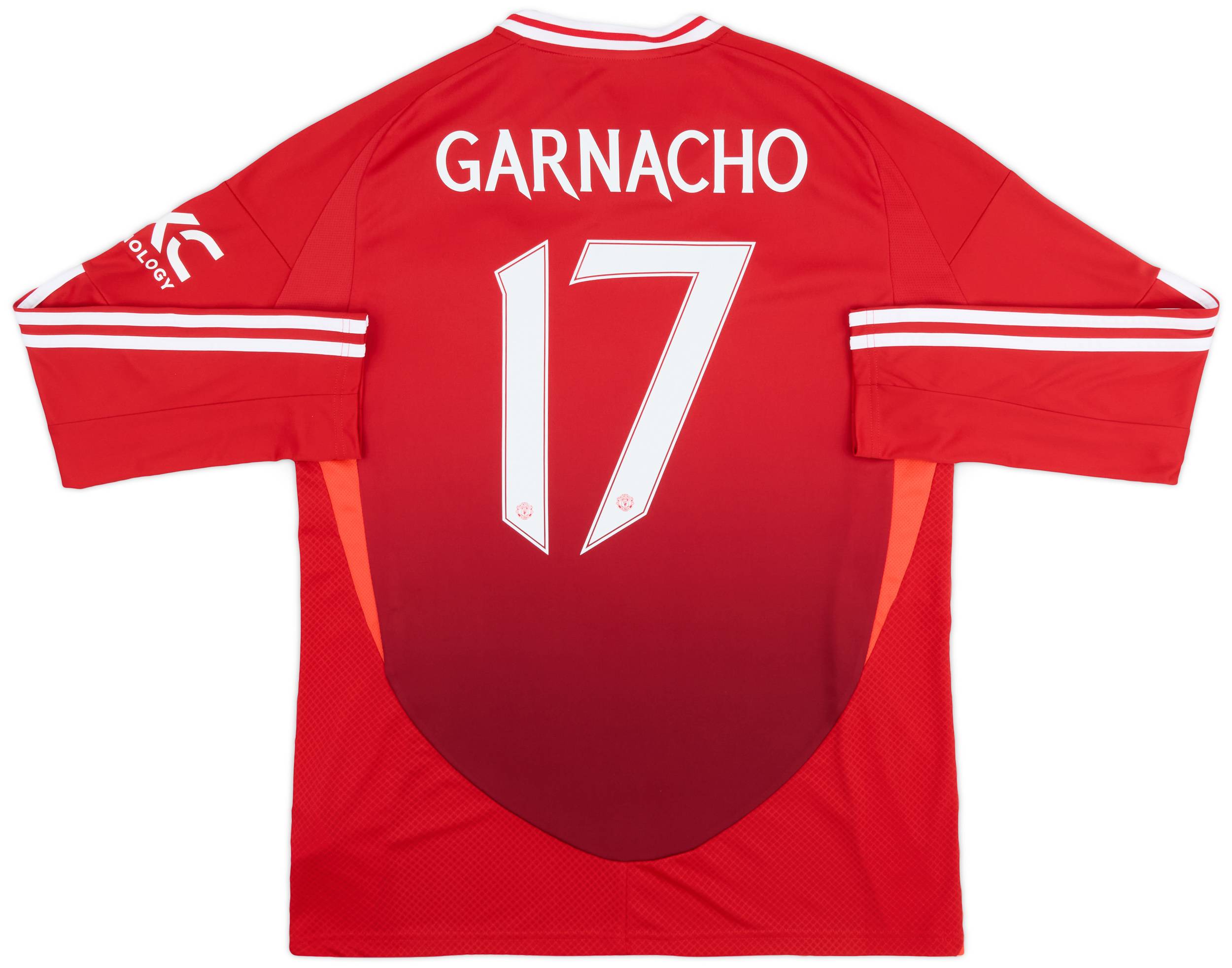 2024-25 Manchester United Home L/S Shirt Garnacho #17