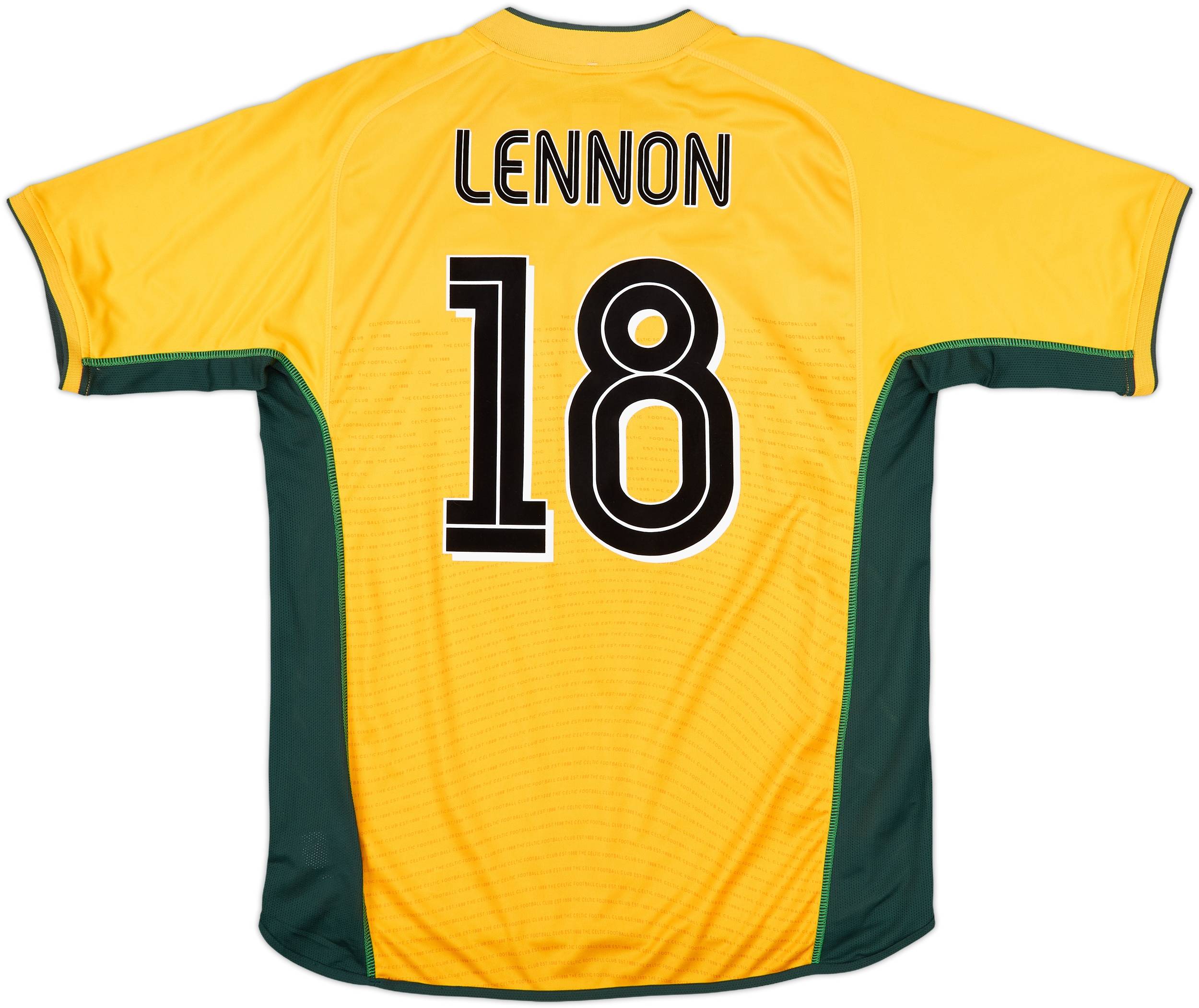 2002-03 Celtic Away Shirt Lennon #18 (L)