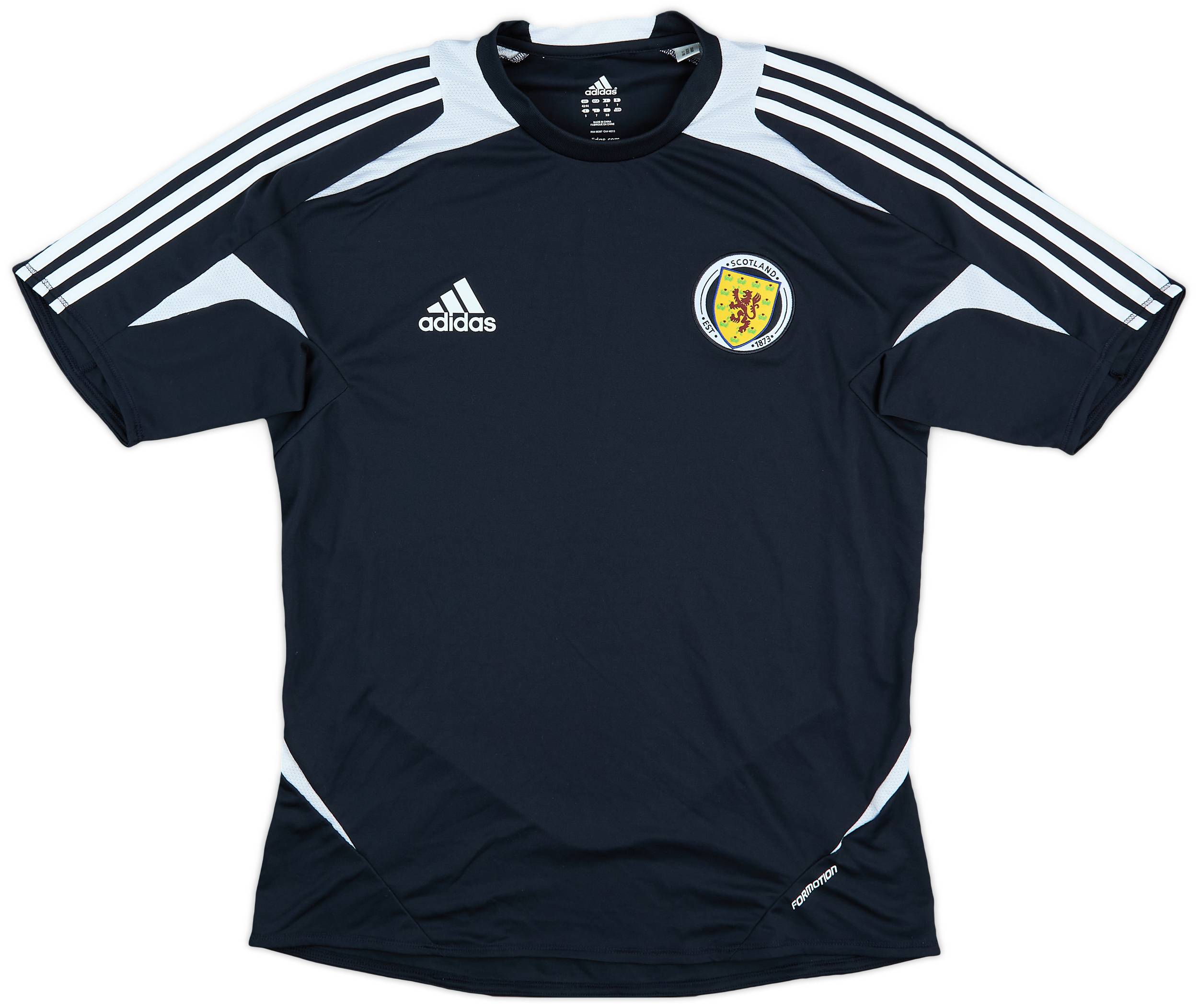 2011-12 Scotland Formotion adidas Training Shirt - 9/10 - (L)