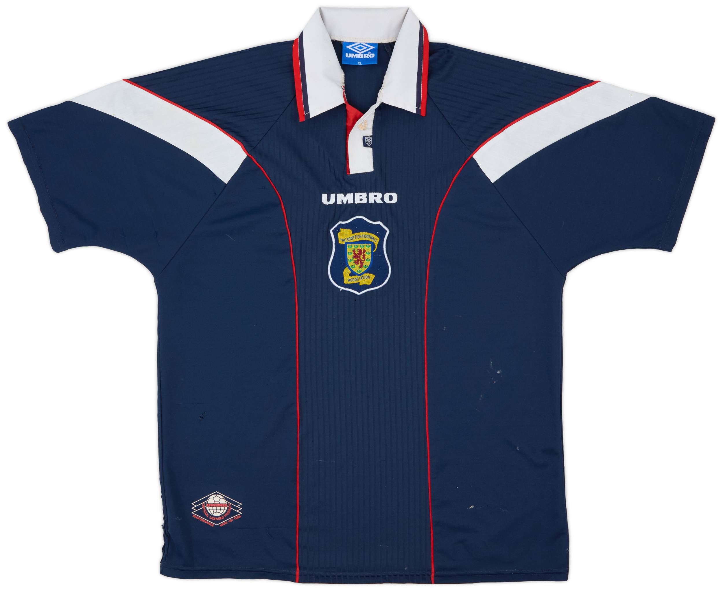 1996-98 Scotland Home Shirt - 3/10 - (XL)